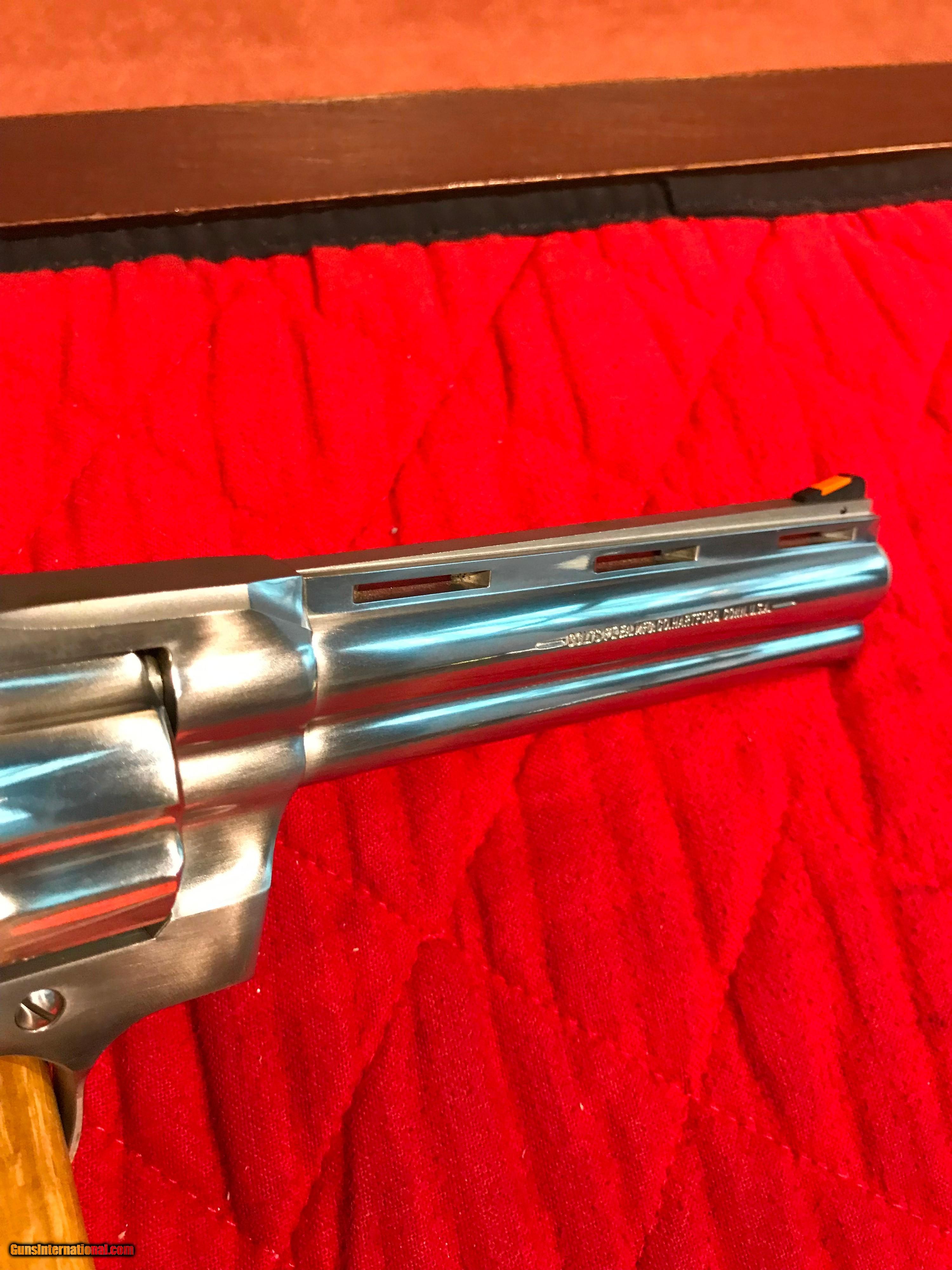 Colt Python Elite 6" Nickel Unfired in original box