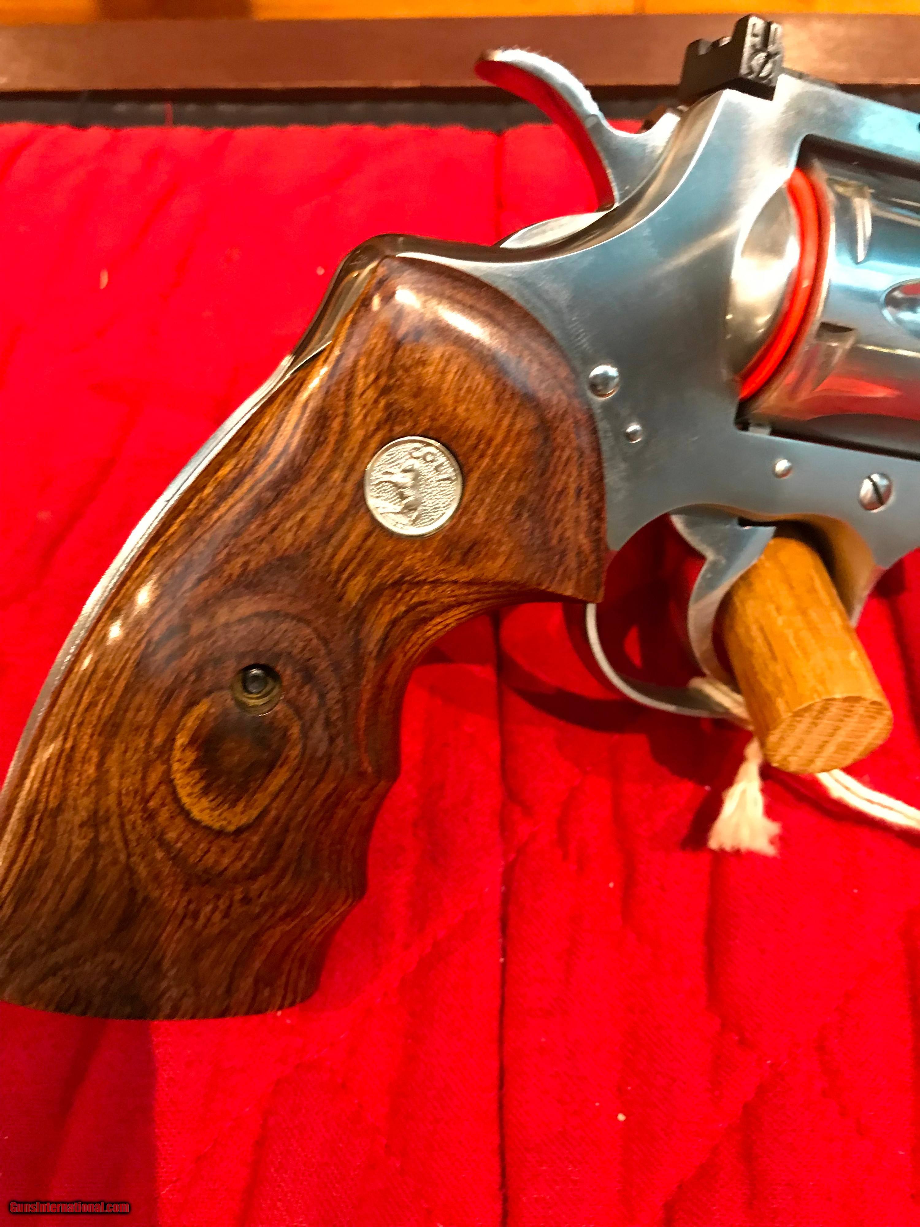 Colt Python Elite 6" Nickel Unfired in original box