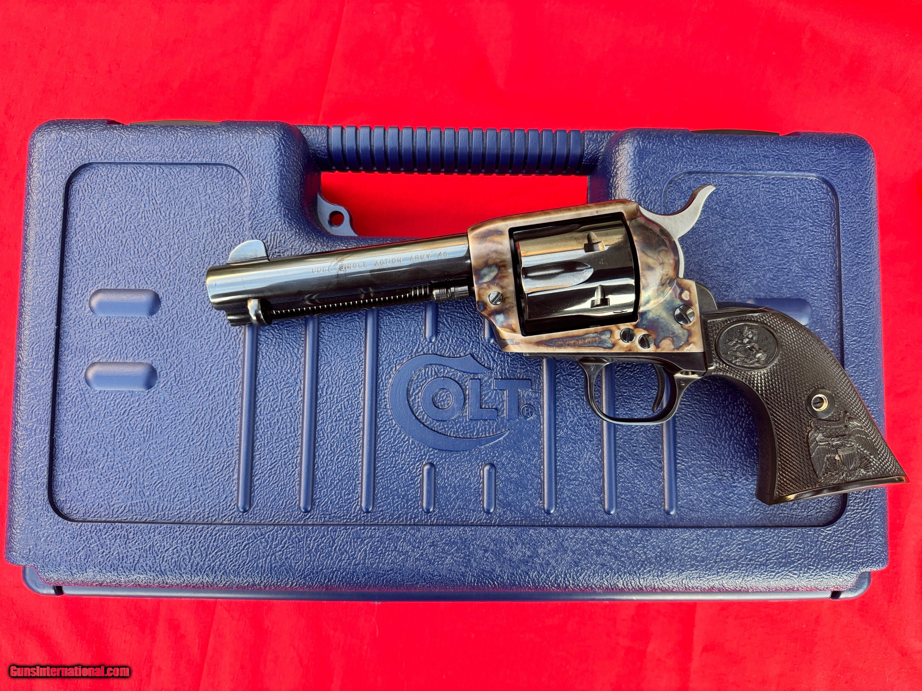 LNIB Colt Single Action Army .45 Colt 4.75" High polish Blue- Color ...