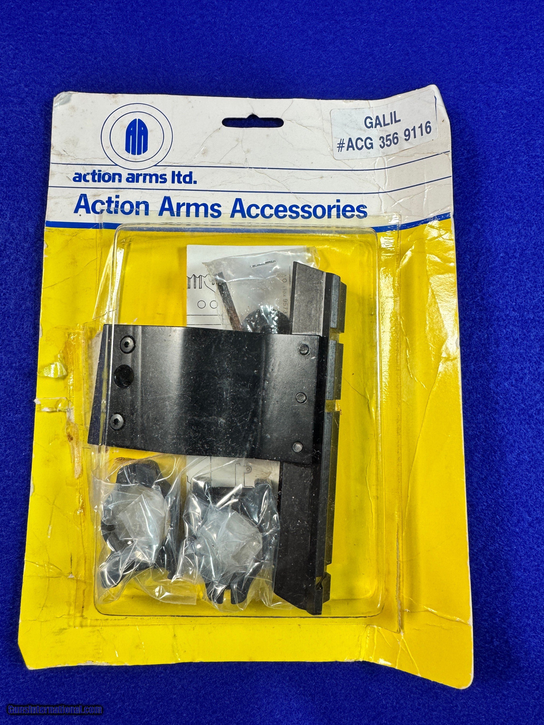 Action Arms Galil Scope Mount with Rings in Org. Blister Pack *RARE* IMI