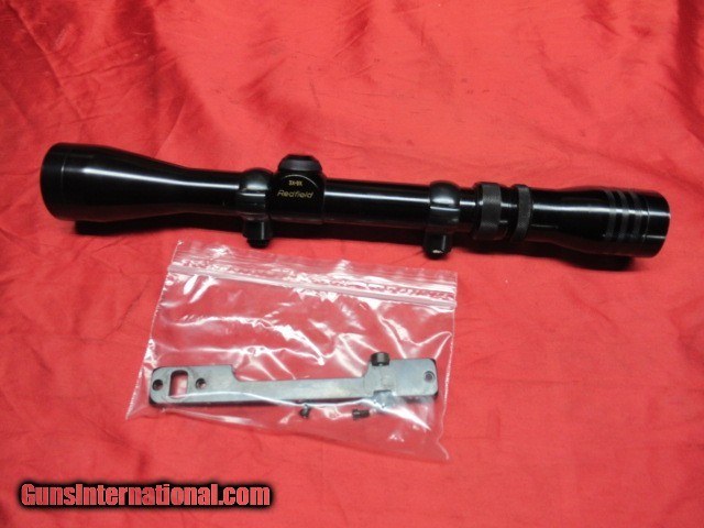 Vintage Redfield 3X-9X Wideview Scope with Rings and Mount
