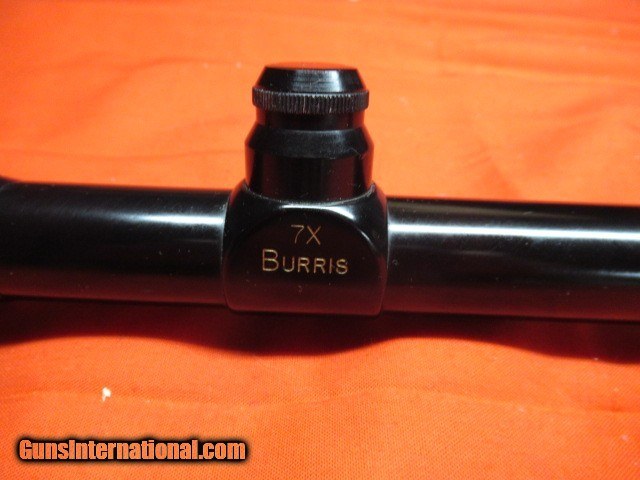 Vintage Burris 7X Handgun Target EER AO Gloss Scope