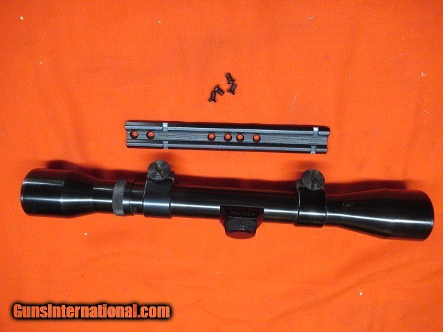 Vintage Weaver K4-1 Scope with Rings & Mount NICE!