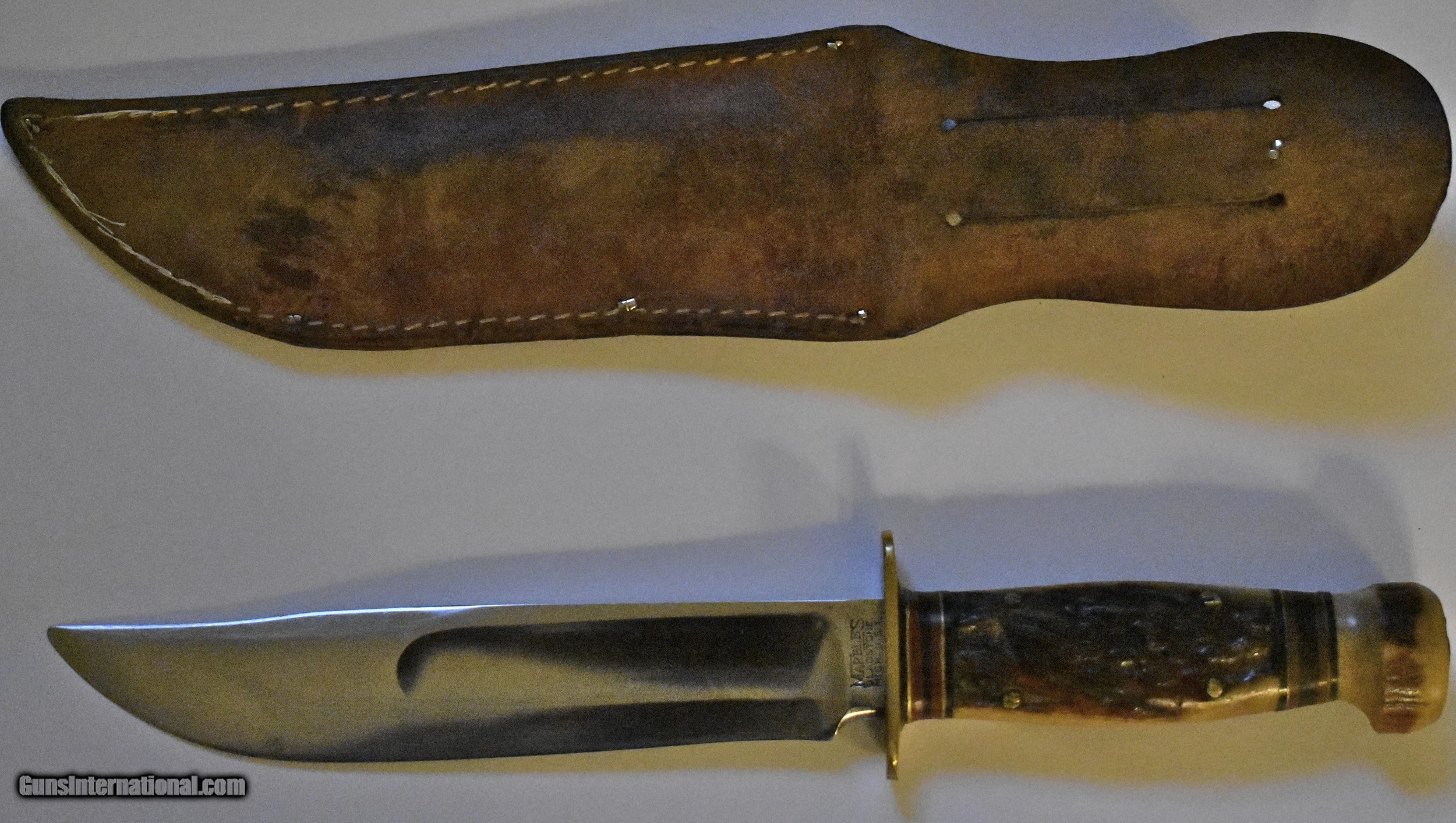 Vintage Marbles Hunting Knife