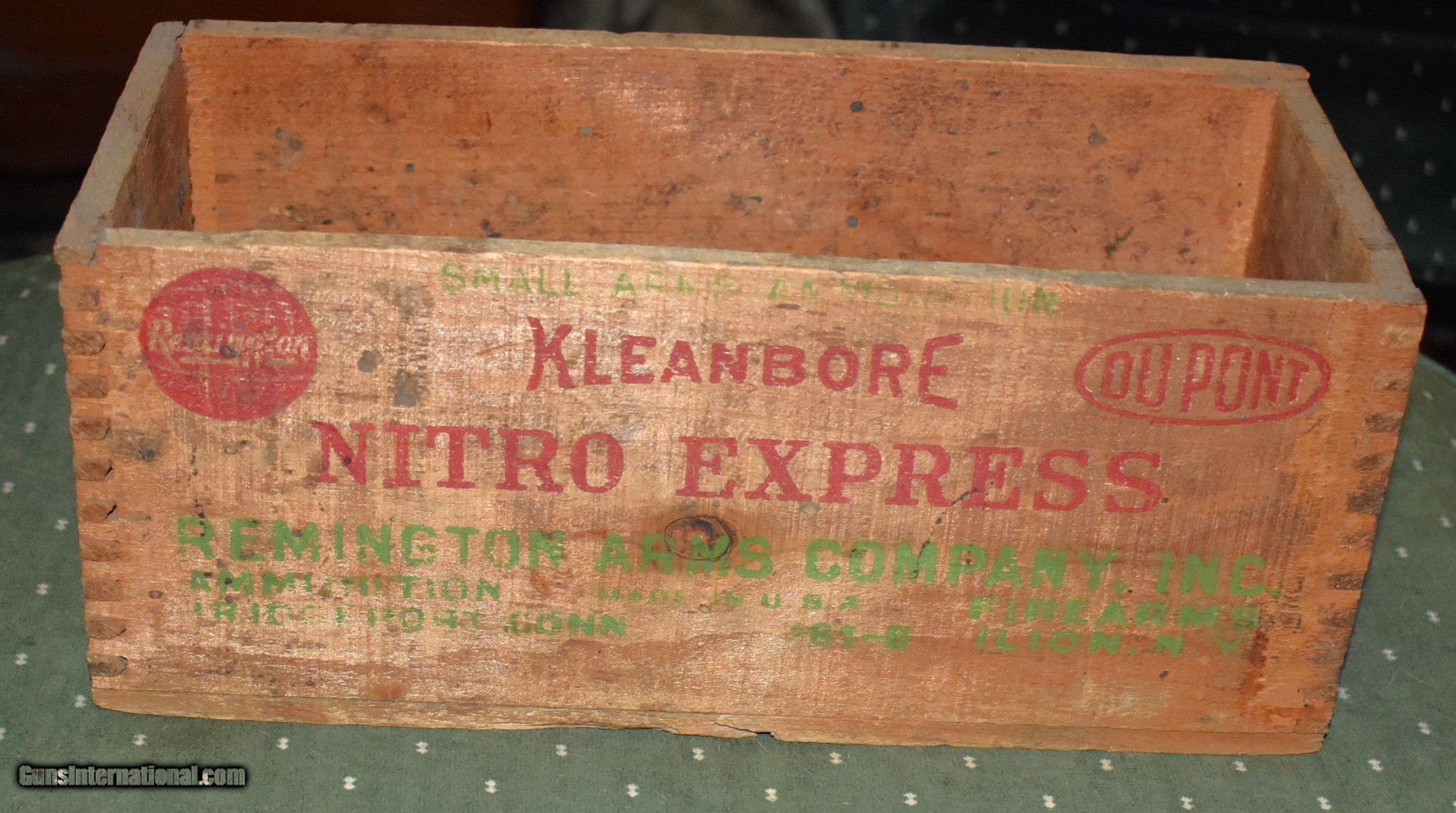 Remington Nitro Express 410 Wooden Shell Box