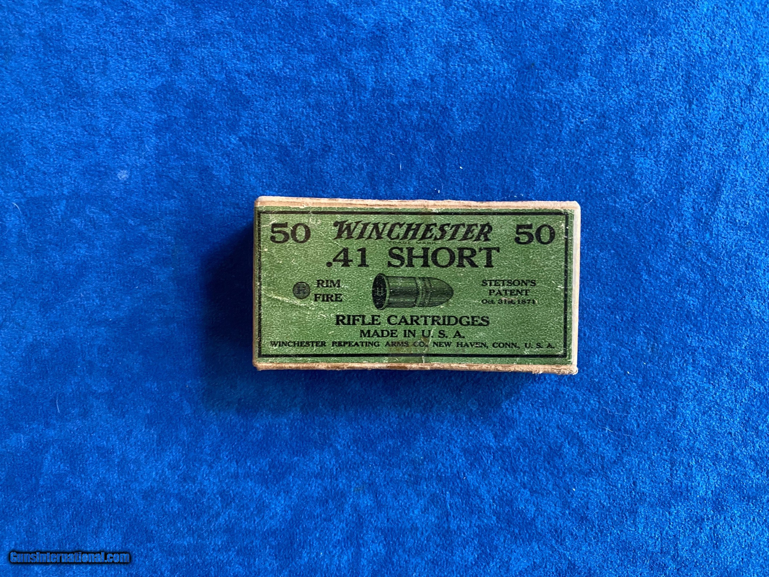 WINCHESTER FULL BOX OF 41 cal. RIMFIRE