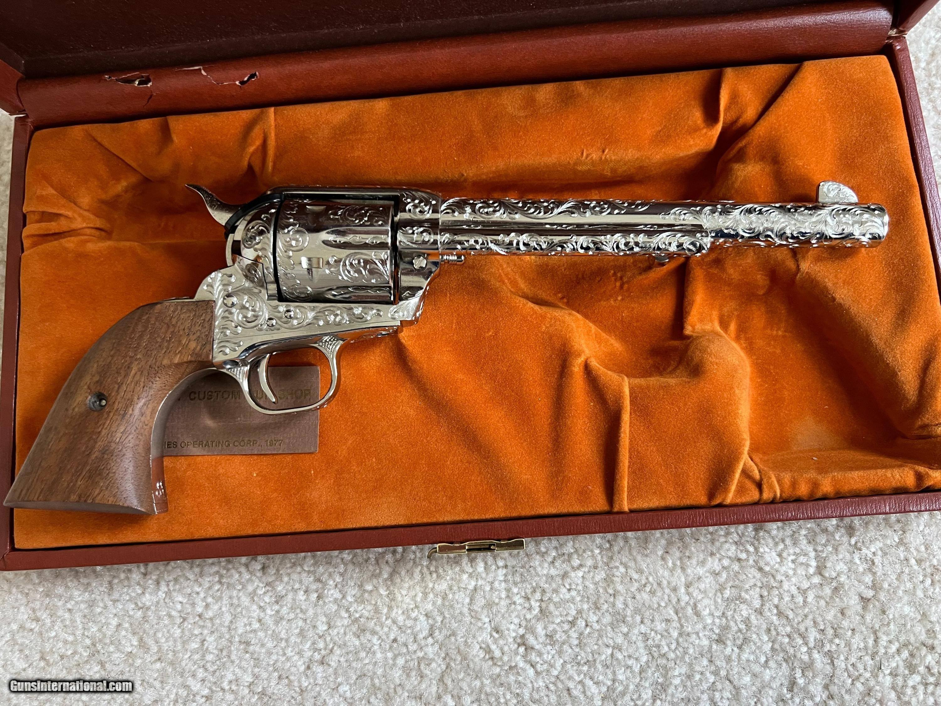 1977 Colt 3rd Generation Single Action Army SAA Factory D Engraved 45