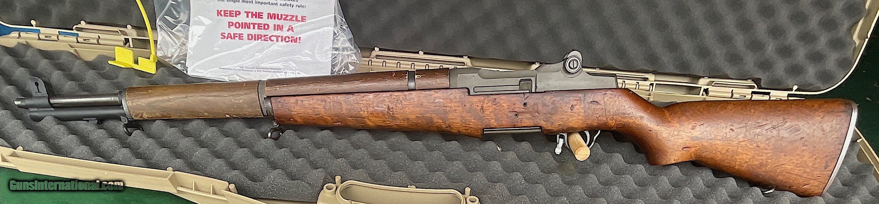 MI GARAND = SPRINGFIELD = 1955 VINTAGE = CMP VINTAGE WITH ORIGINAL ...