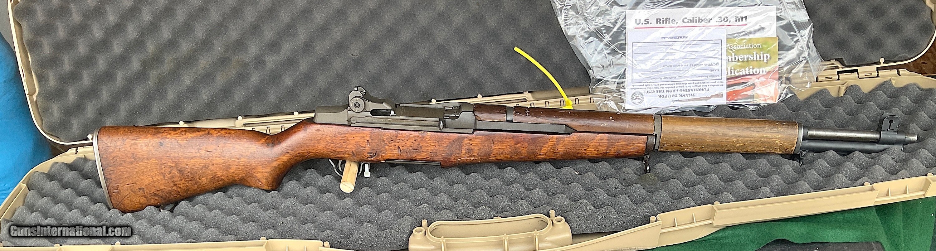 MI GARAND = SPRINGFIELD = 1955 VINTAGE = CMP VINTAGE WITH ORIGINAL ...