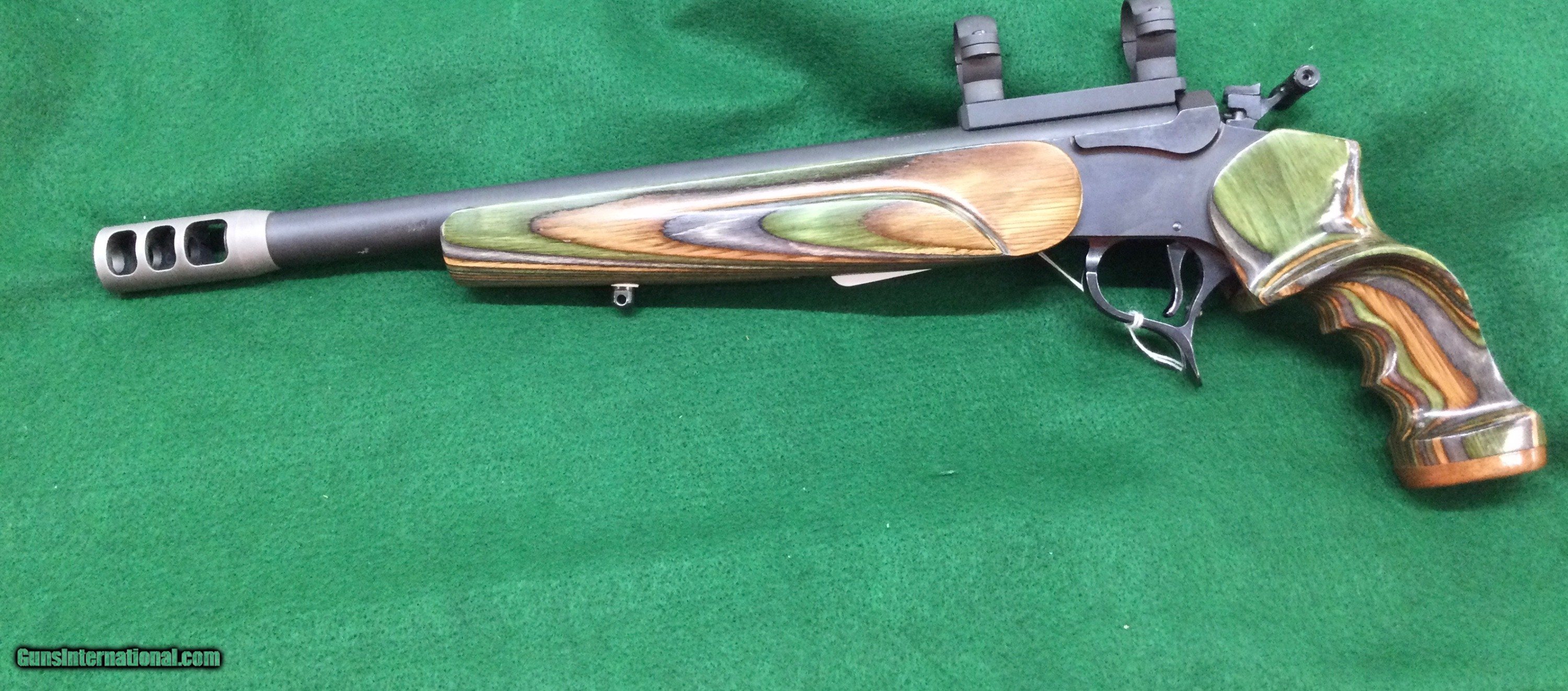 Thompson Center Encore chambered in 356 Short with Dies