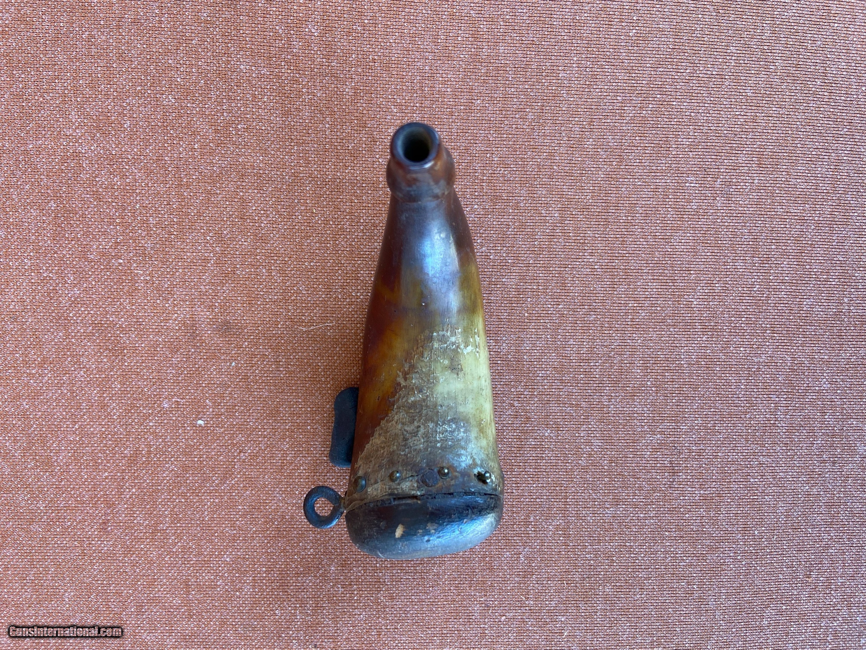 Vintage Flintlock Priming Horn