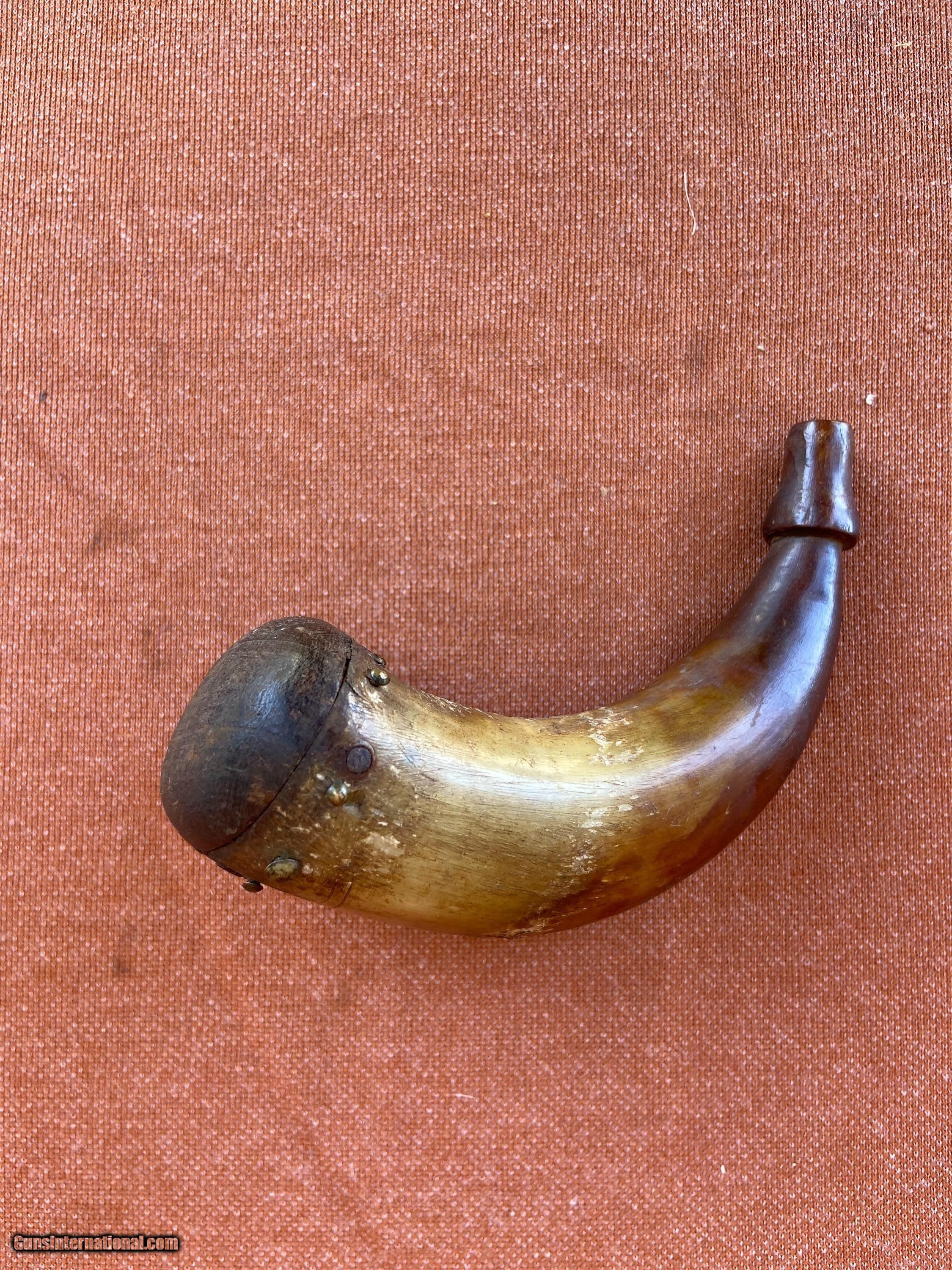 Vintage Flintlock Priming Horn