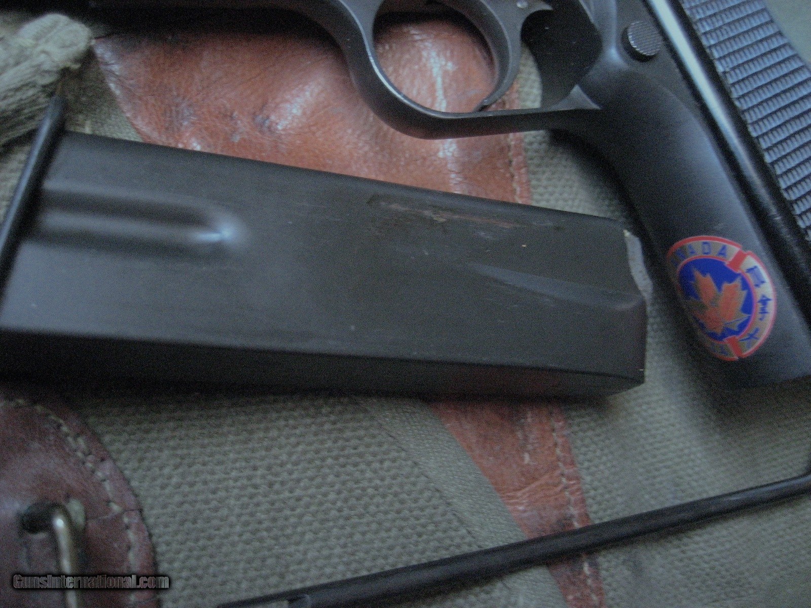 Browning FN 9mm Inglis Marked with Signal Corps Crossed Flags