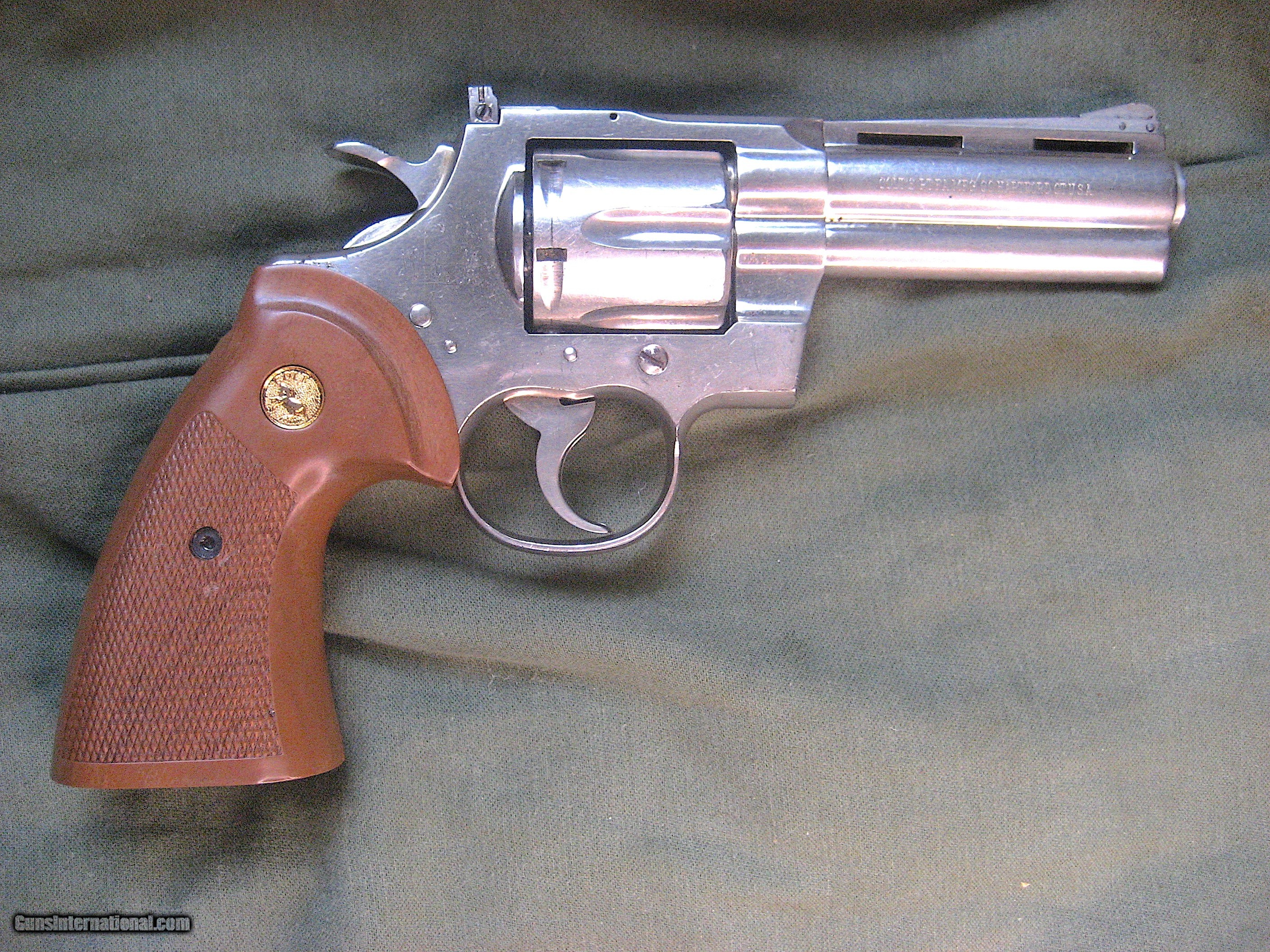 Colt Python 1966 Mfg, Nickel finish, comes with correctly number ...