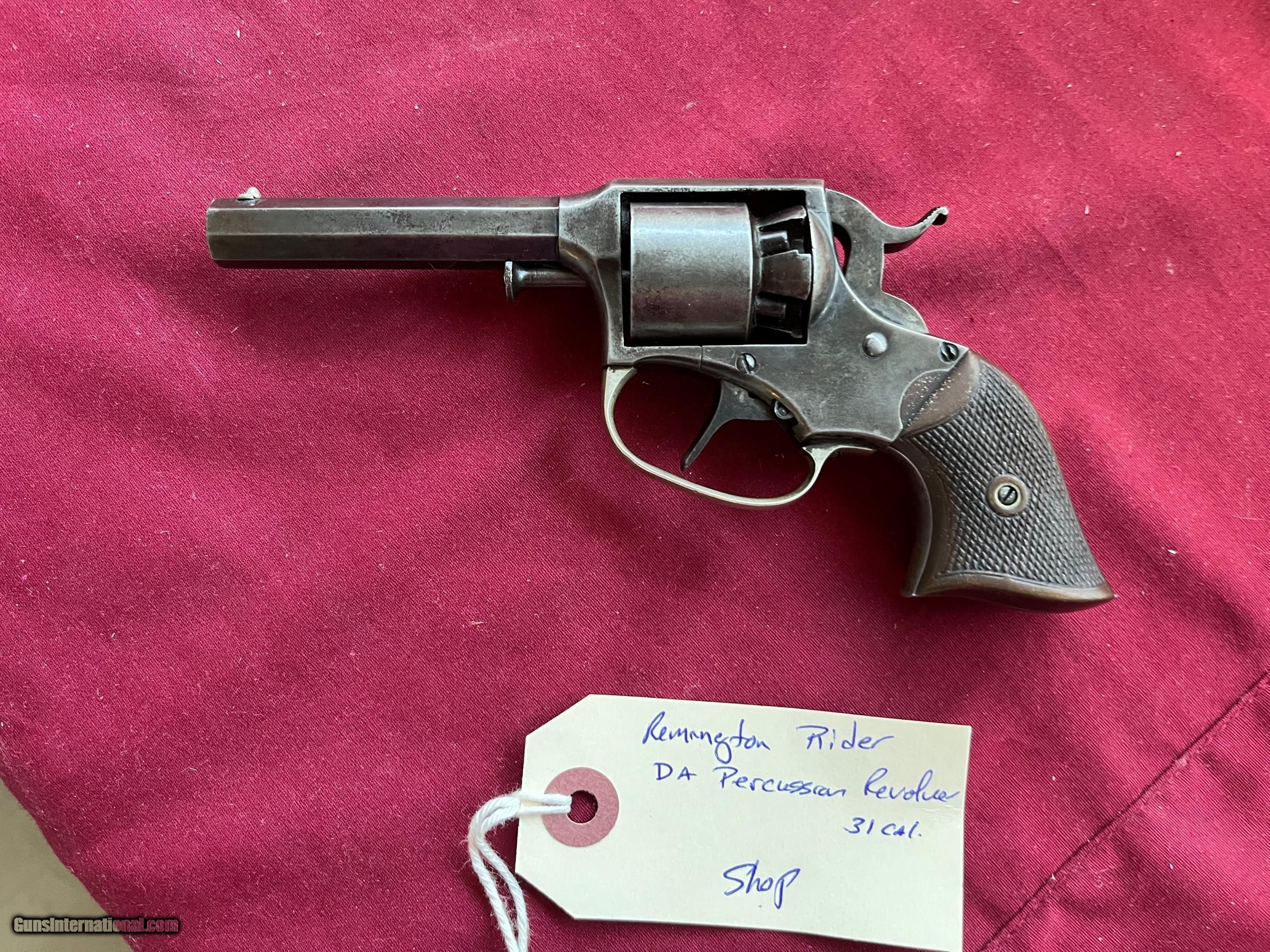 ANTIQUE - REMINGTON RIDER DA PERCUSSION REVOLVER
