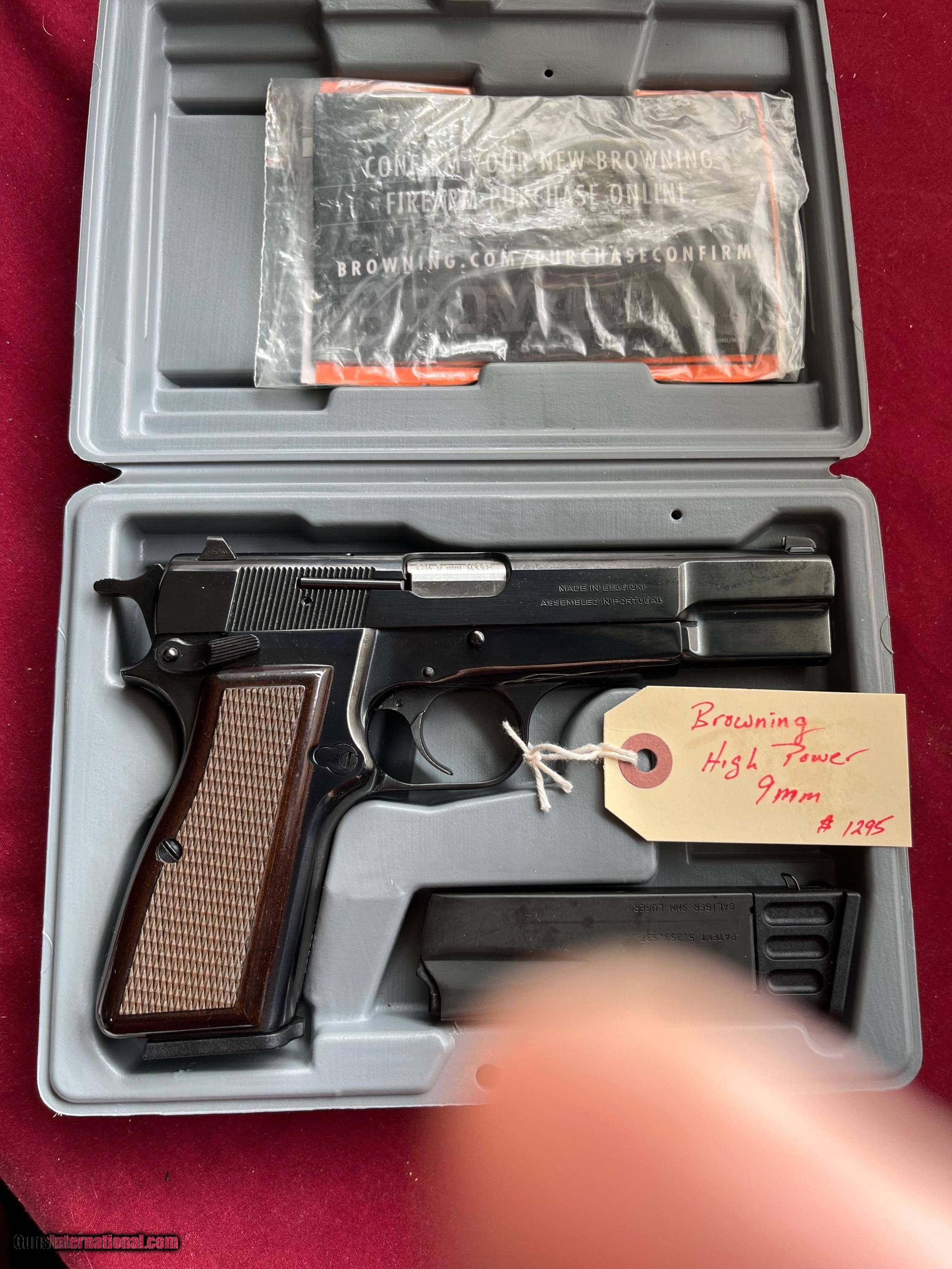 BROWNING HIGH POWER 9MM SEMI AUTO PISTOL