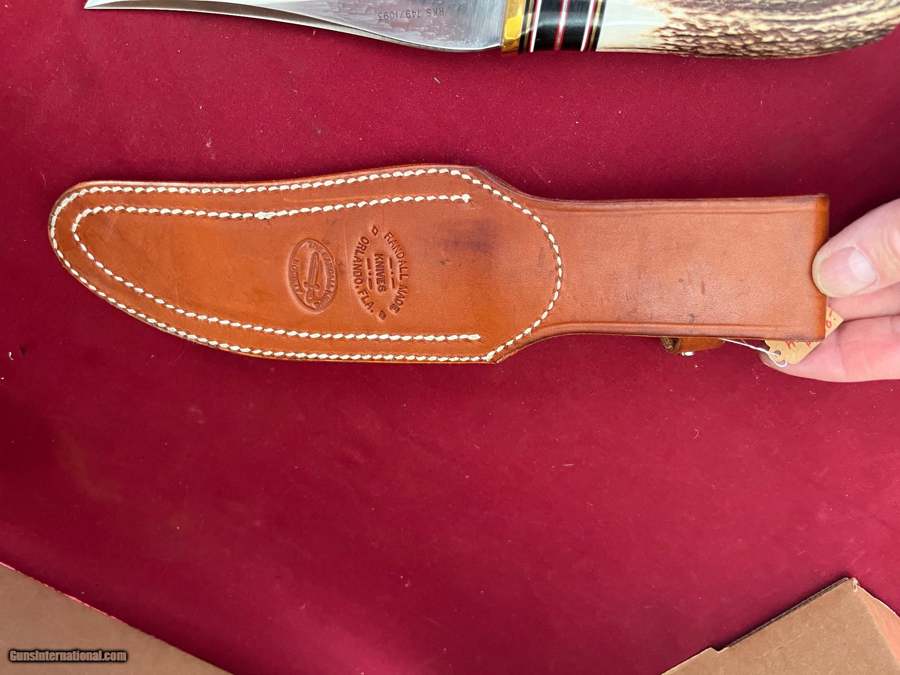 RANDALL RKS COLLECTORS SOCIETY KNIFE STAG