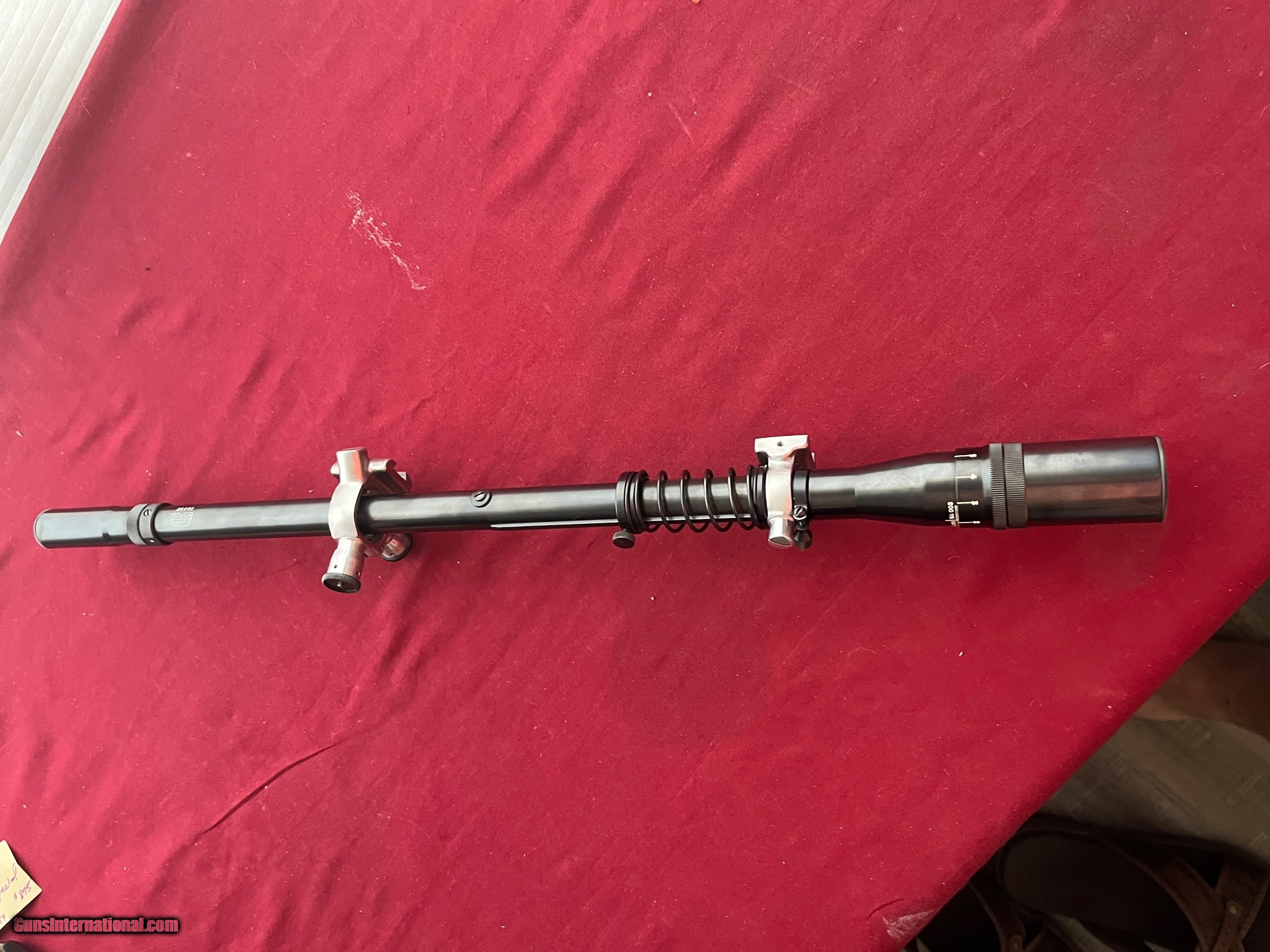 VINTAGE UNERTL RIFLE SCOPE 8X WITH UNERTL RINGS