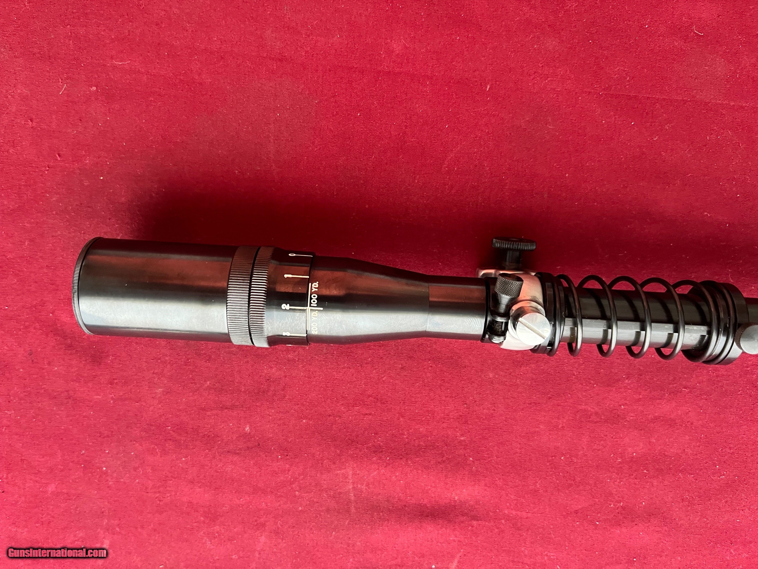 VINTAGE UNERTL RIFLE SCOPE 8X WITH UNERTL RINGS