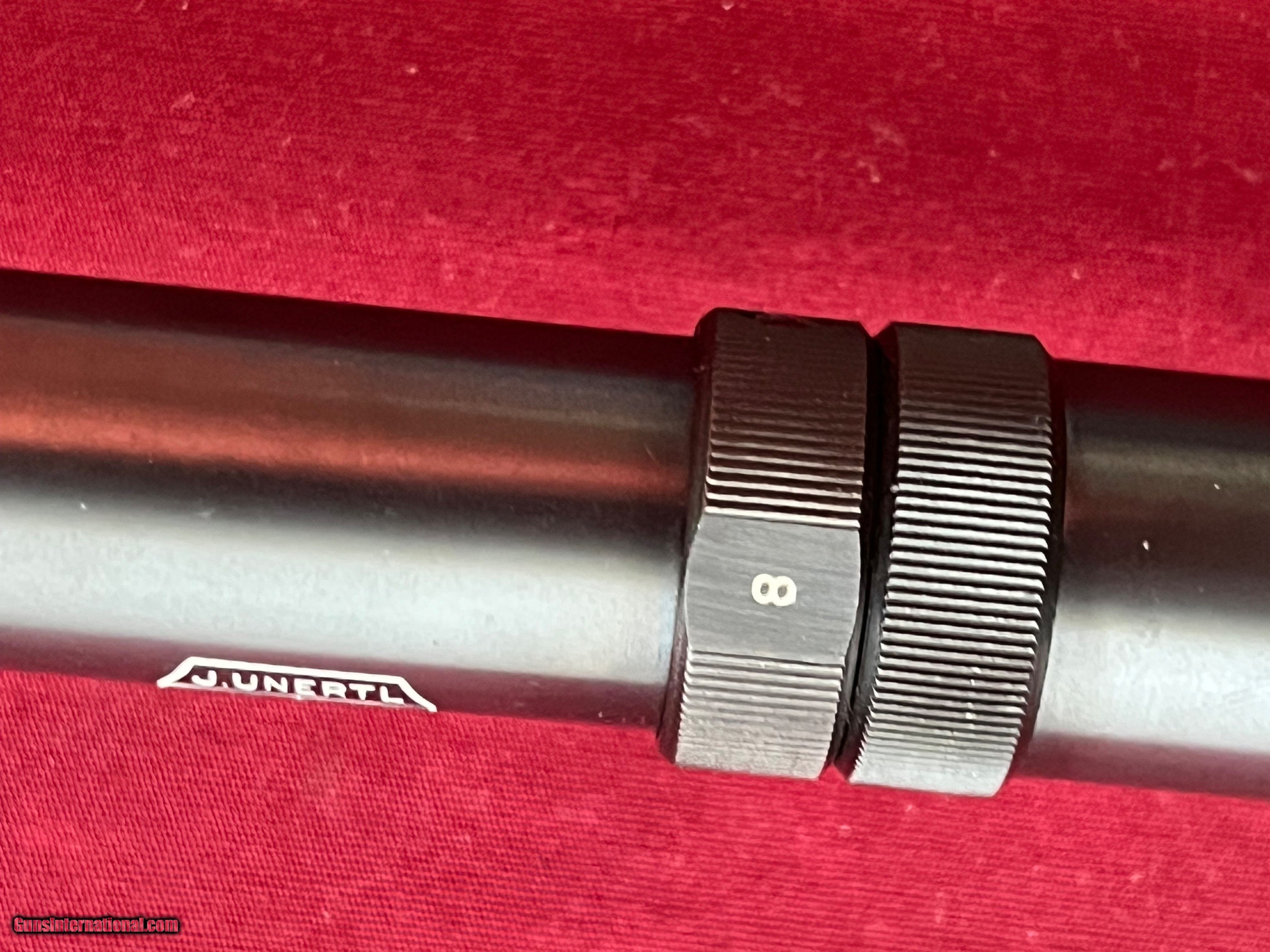 VINTAGE UNERTL RIFLE SCOPE 8X WITH UNERTL RINGS