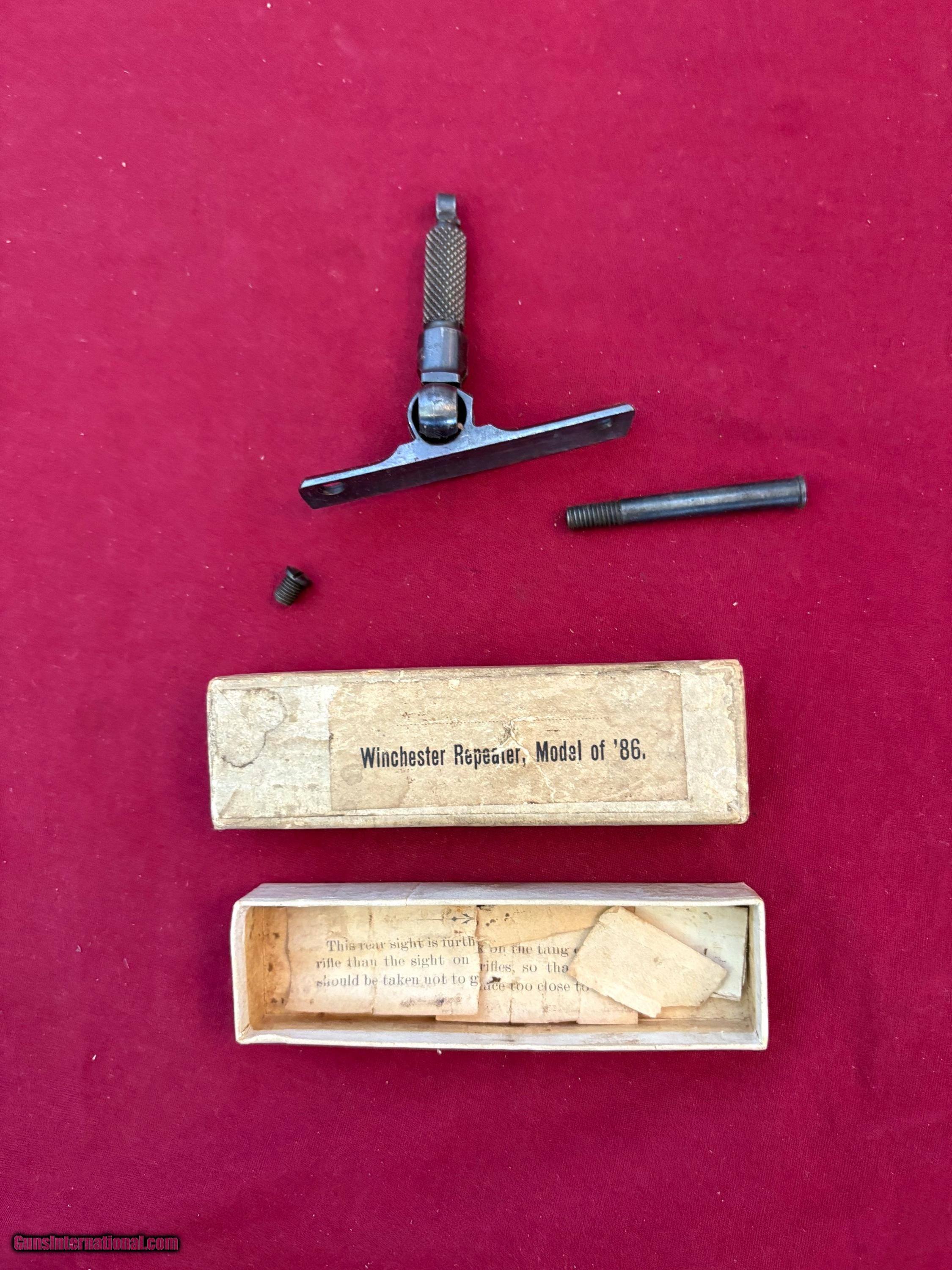 WINCHESTER MODEL 1886 LYMAN TANG SIGHT ~ VINTAGE W/ BOX ~ for sale