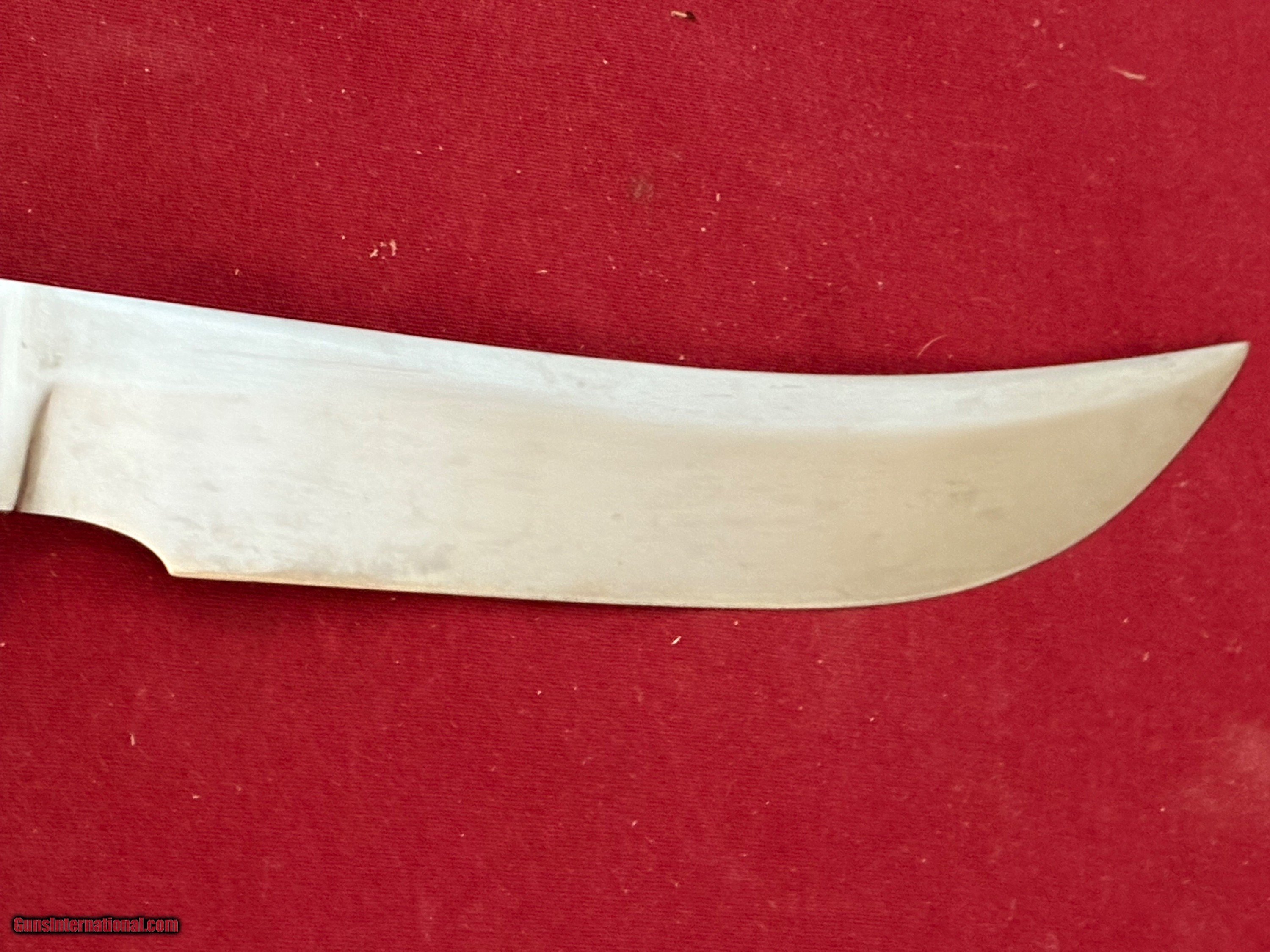 RANDALL MODEL 4-6 STAG HANDLE KNIFE ~ JOHNSON ROUGH BACK SHEATH