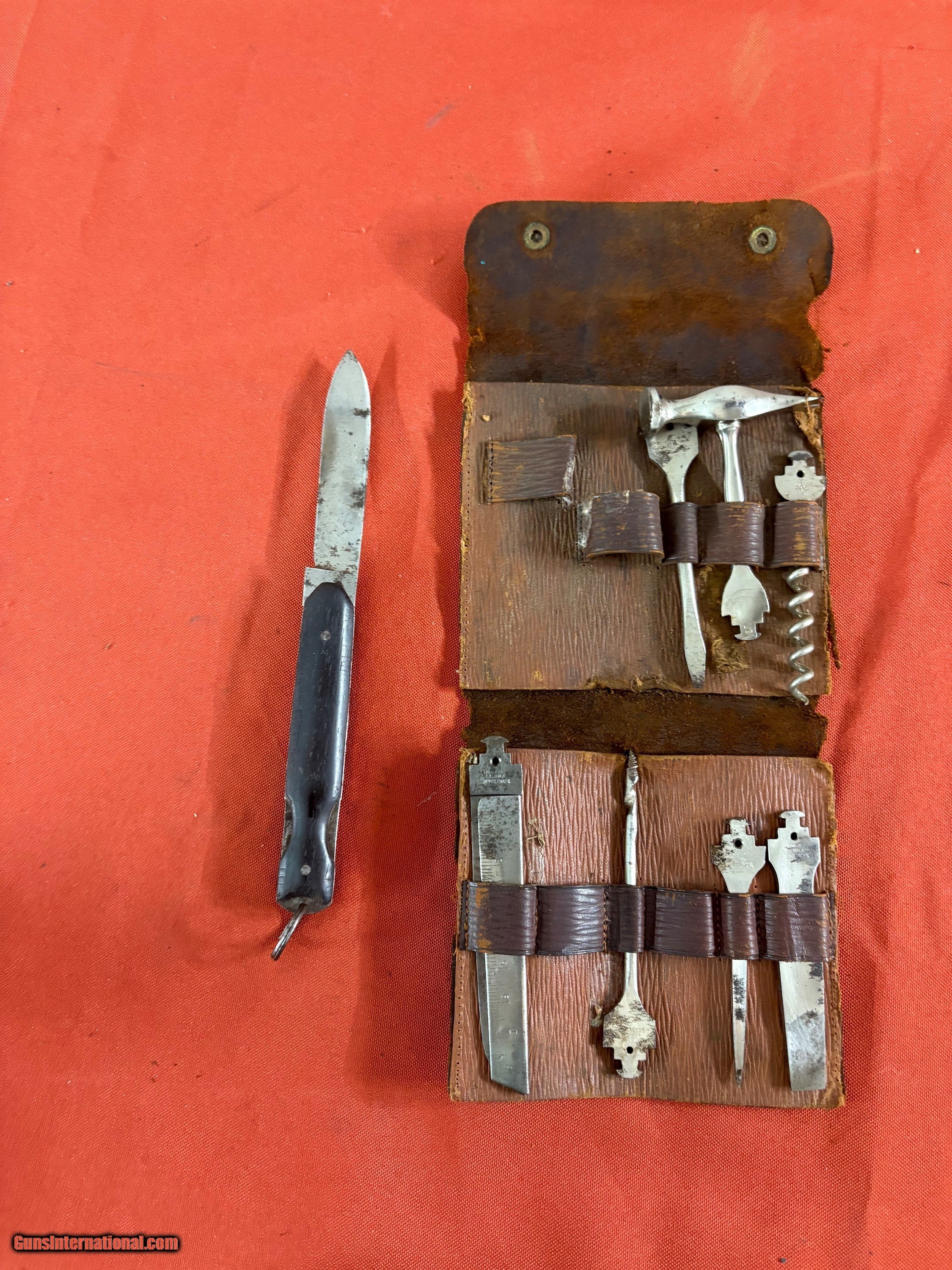 VINTAGE H. BOKER & CO'S CUTLERY GERMANY KNIFE ~ TOOLS ~ SURVIVAL SET