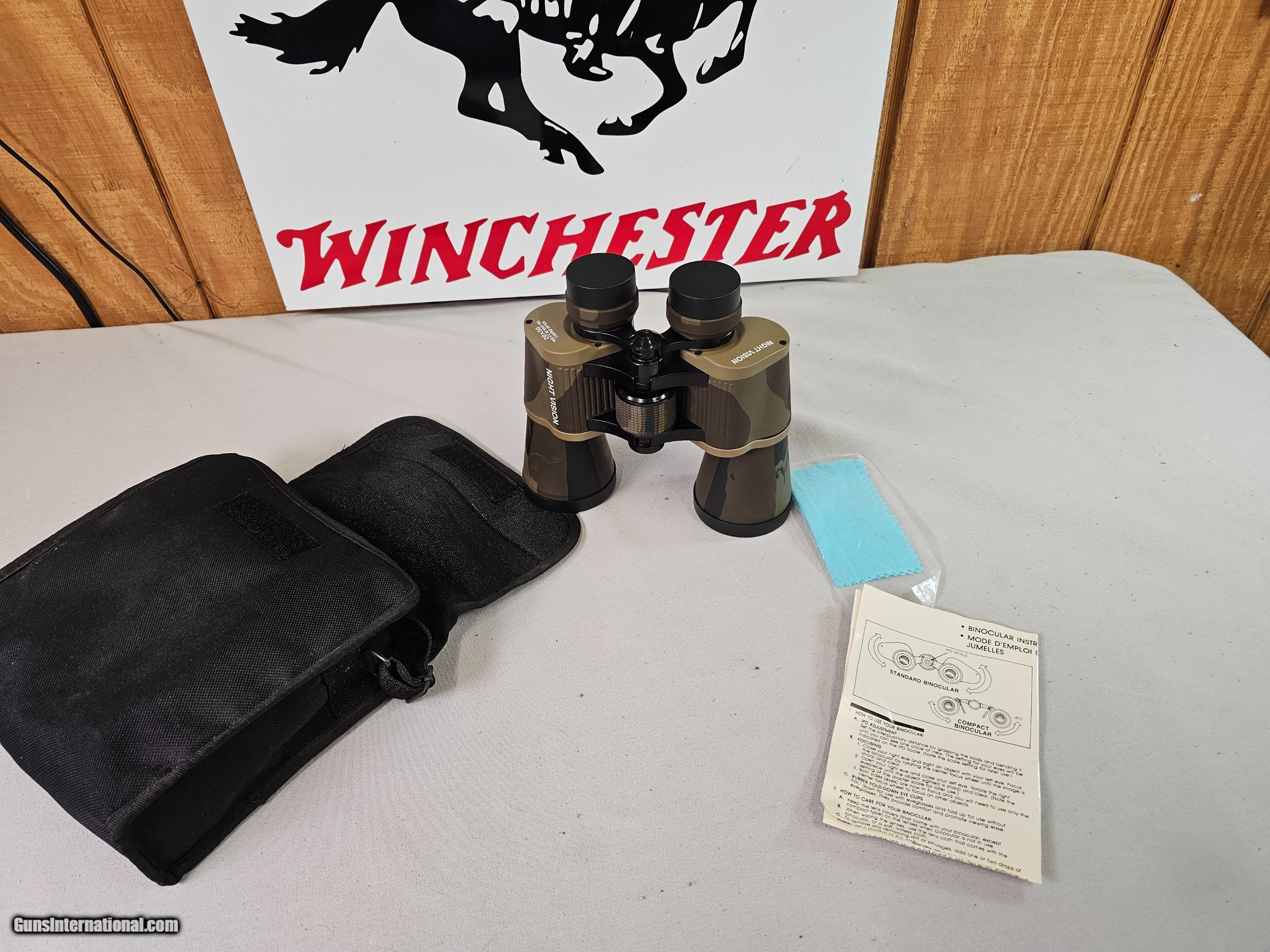 8918 Night Vison Brand, 20x50 Camo Binoculars, Soft case, Caps, and ...