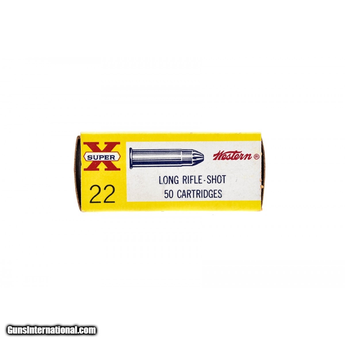 "Western Super X .22 Long Rifle No. 12 Vintage Ammunition (AM97)"