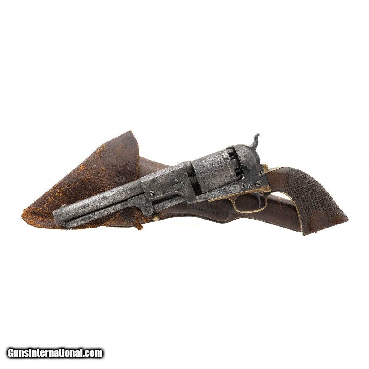 "North Carolina Found Colt 3rd Model Dragoon Cut For Stock From Hank ...