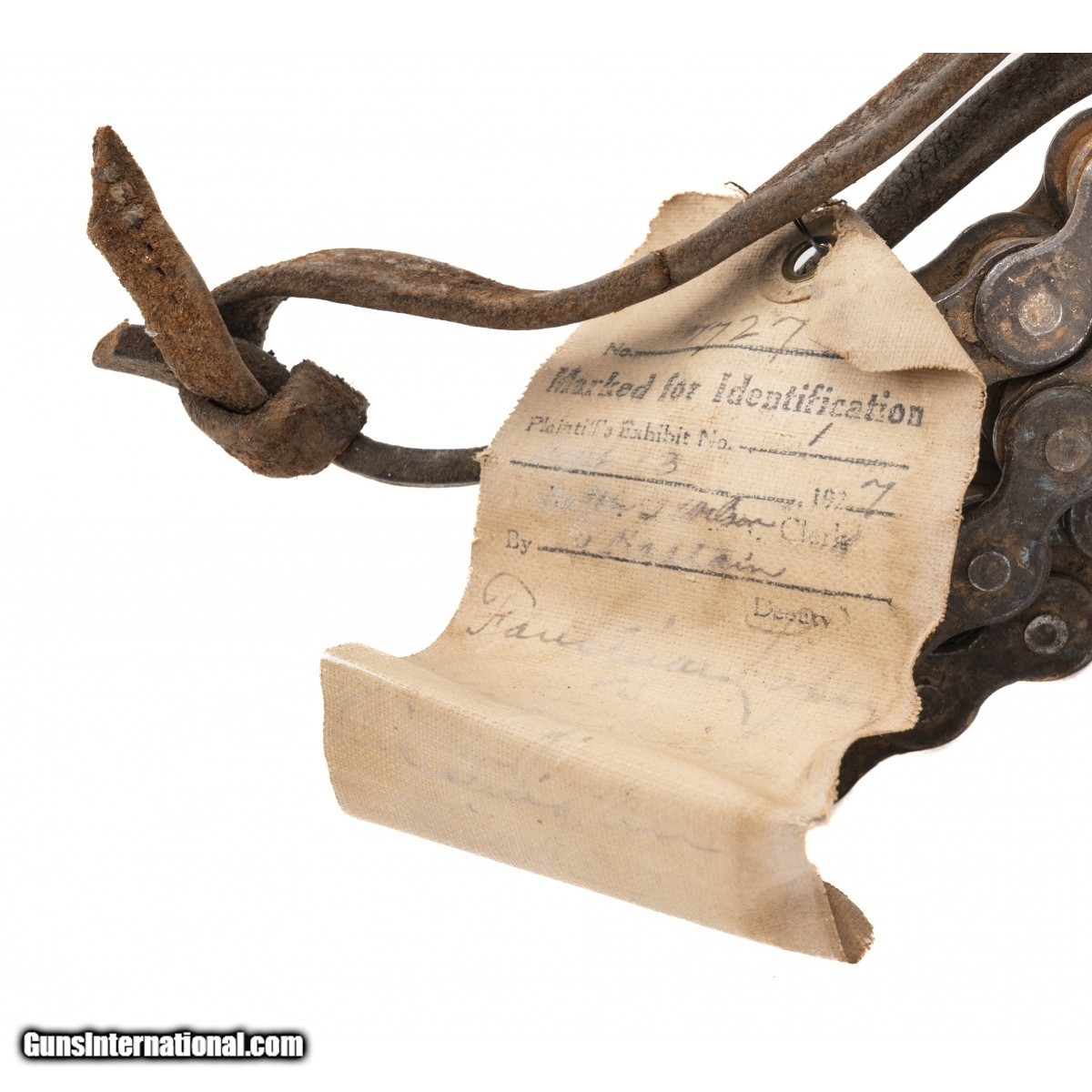 "Lot of Prison Shanks, Murder Weapons with Evidence Tags and Photos ...