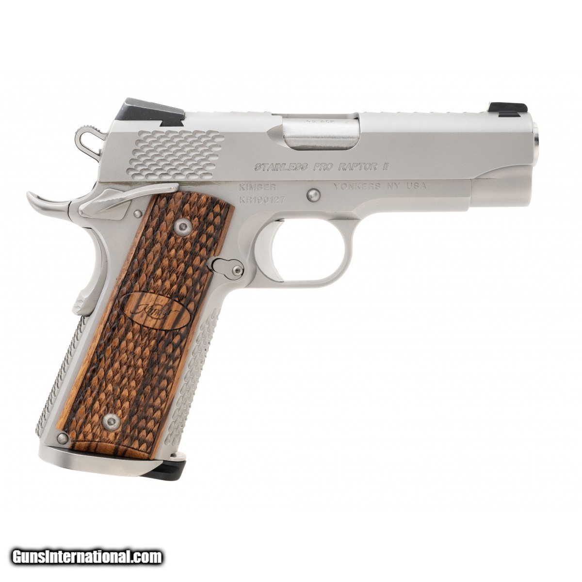 "Kimber Stainless Pro Raptor II Pistol .45ACP (PR65118)"