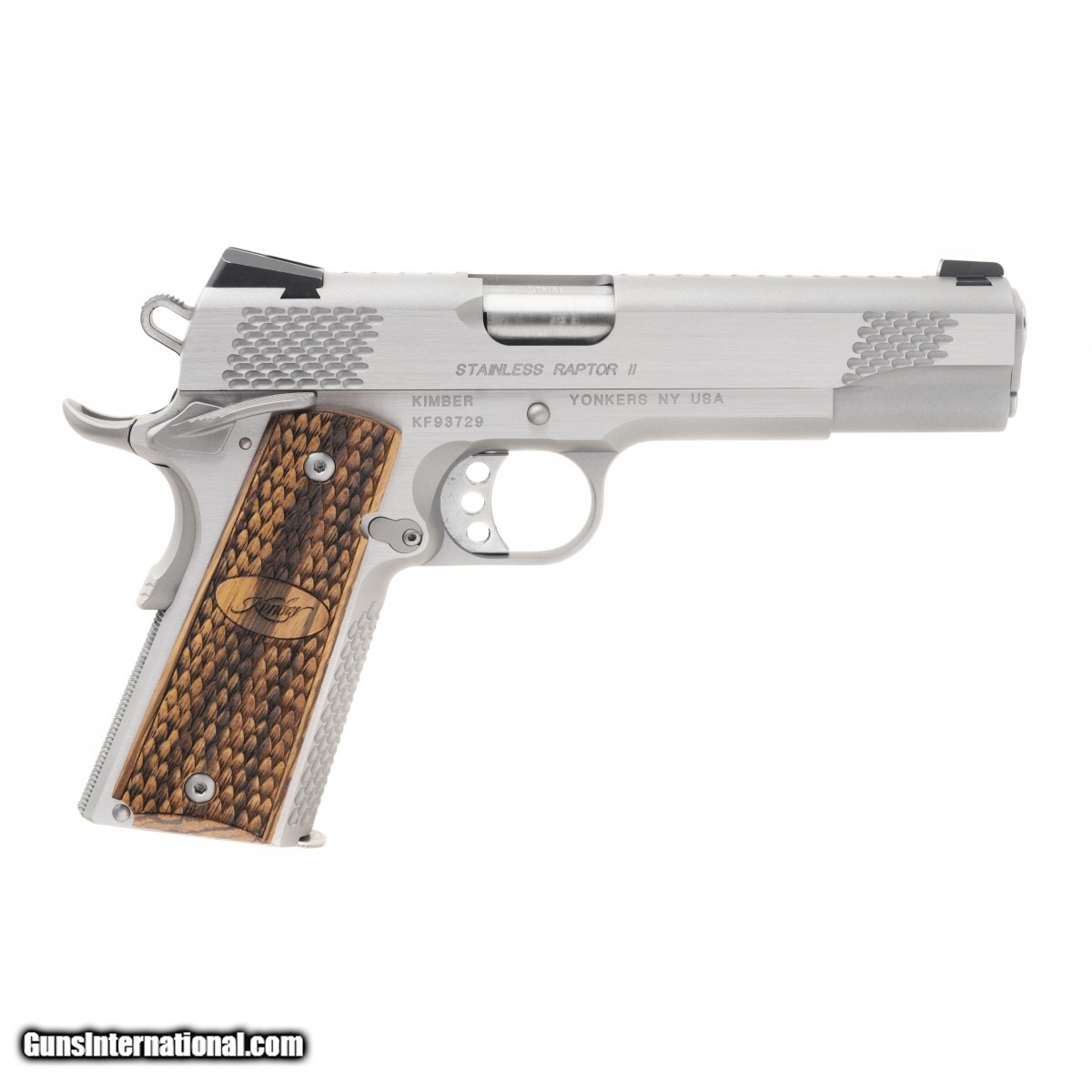 "Kimber Stainless Raptor II Pistol 10mm (PR63836)"