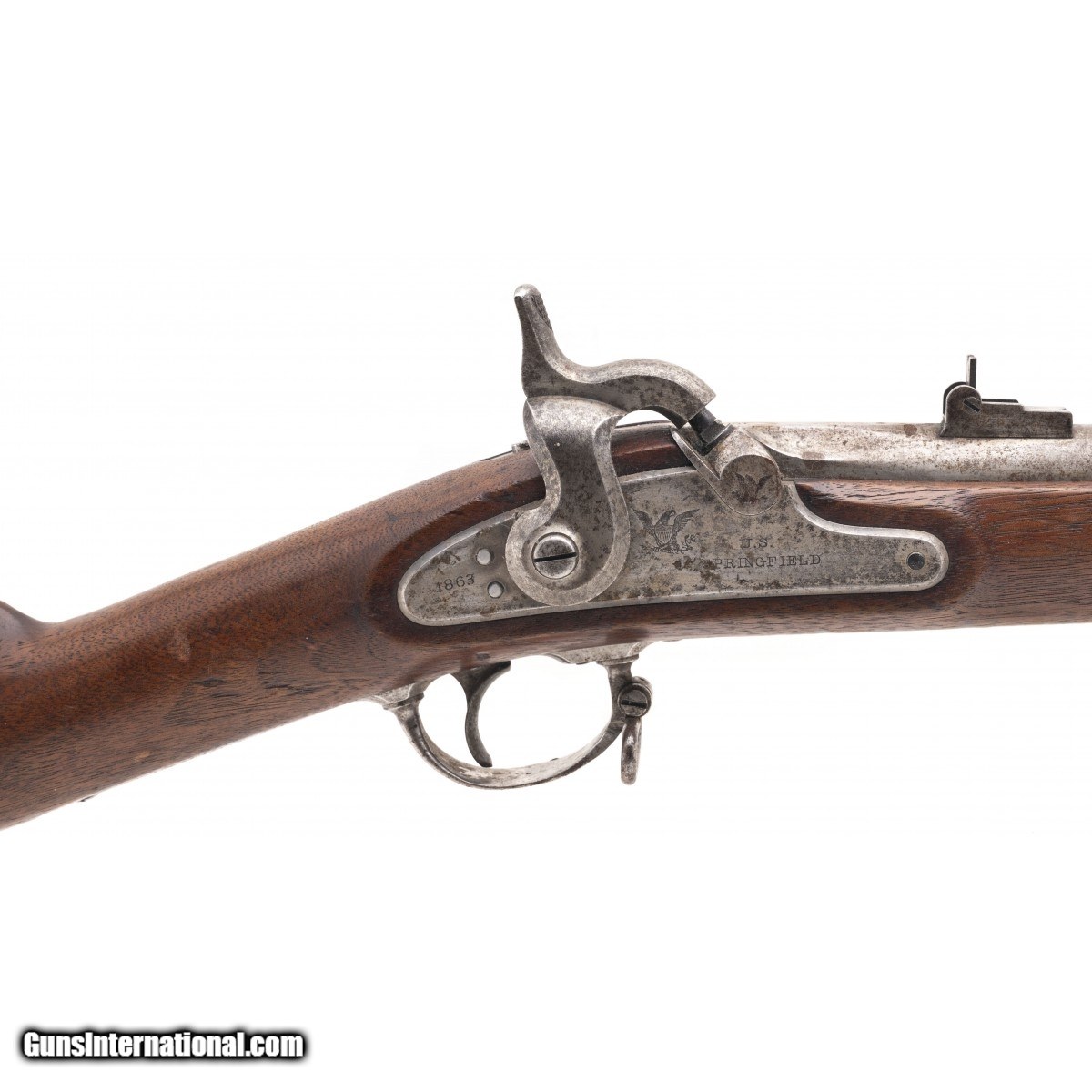 "U.S. Springfield Model 1863 rifled musket Type 1 .58 caliber (AL9856 ...