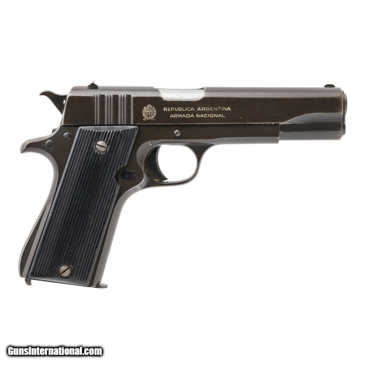 "Argentine HAFDASA Bollister-Molina Pistol .45 ACP (PR67576)"