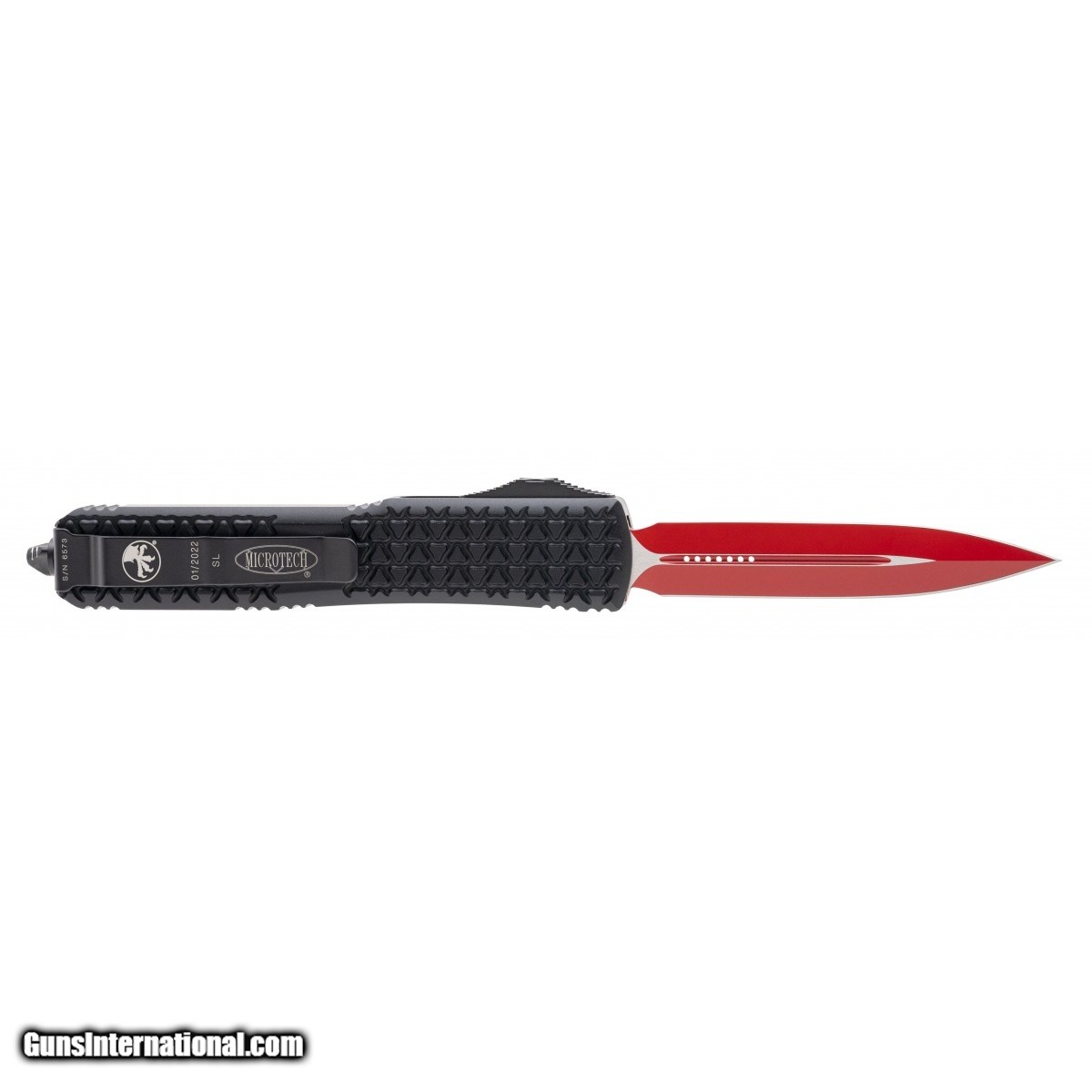 "Microtech Ultratech D/E Red Knife (K2455) New"