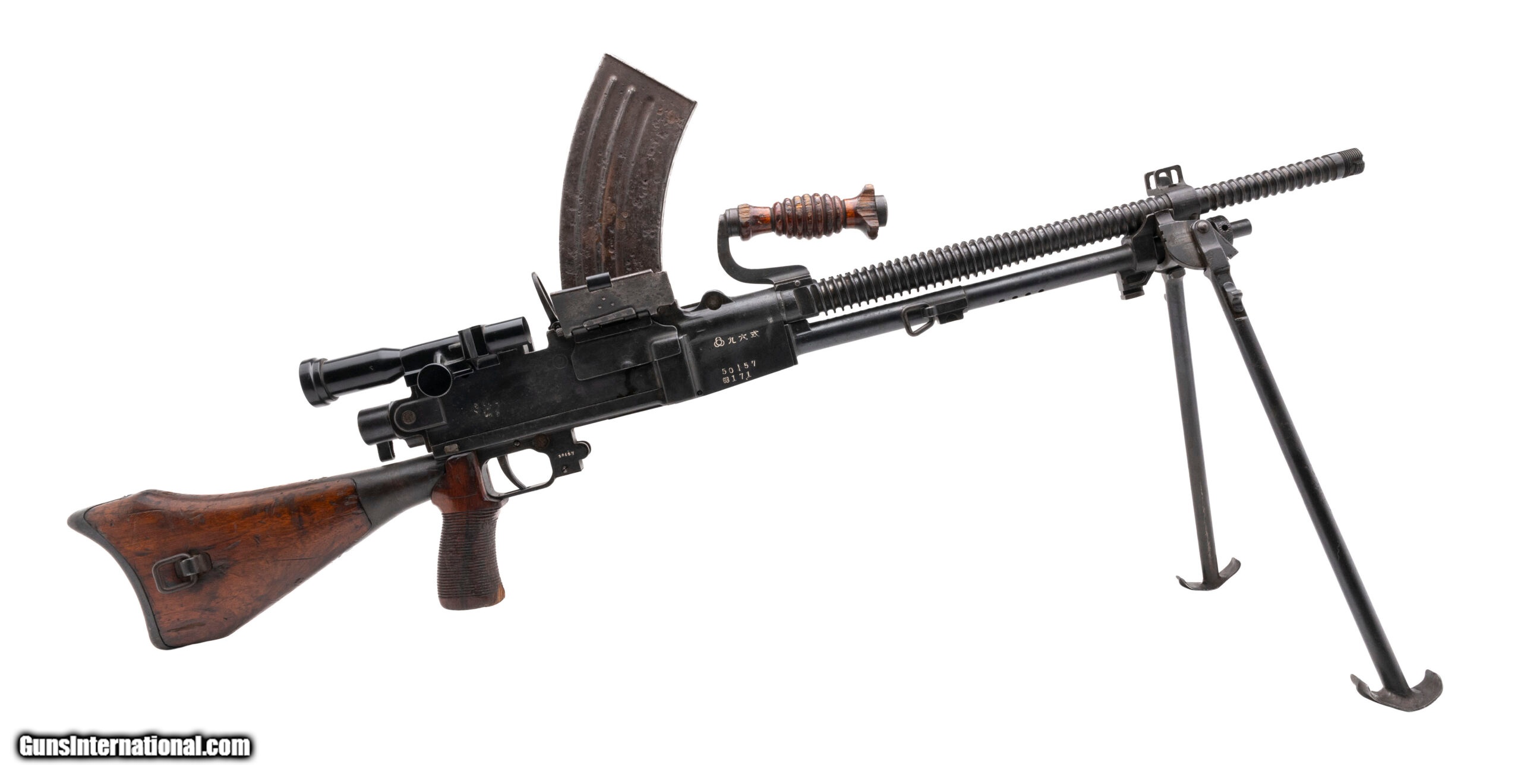 "WWII Japanese Type 96 Light Machine Gun in 6.5x50mm (R43896)"