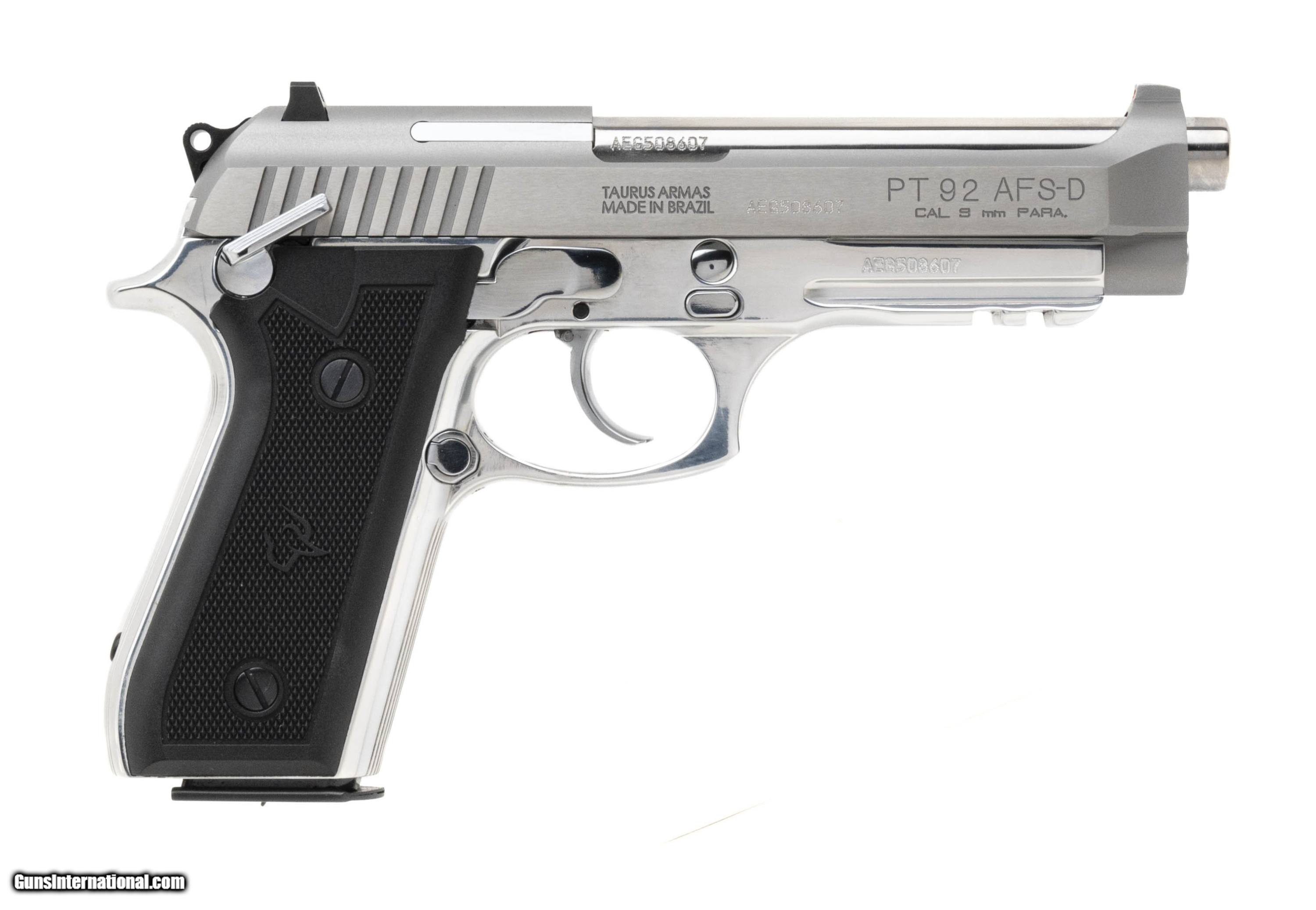 "(SN: AGB039214) Taurus PT92 AFS-D Pistol (NGZ4679) New"