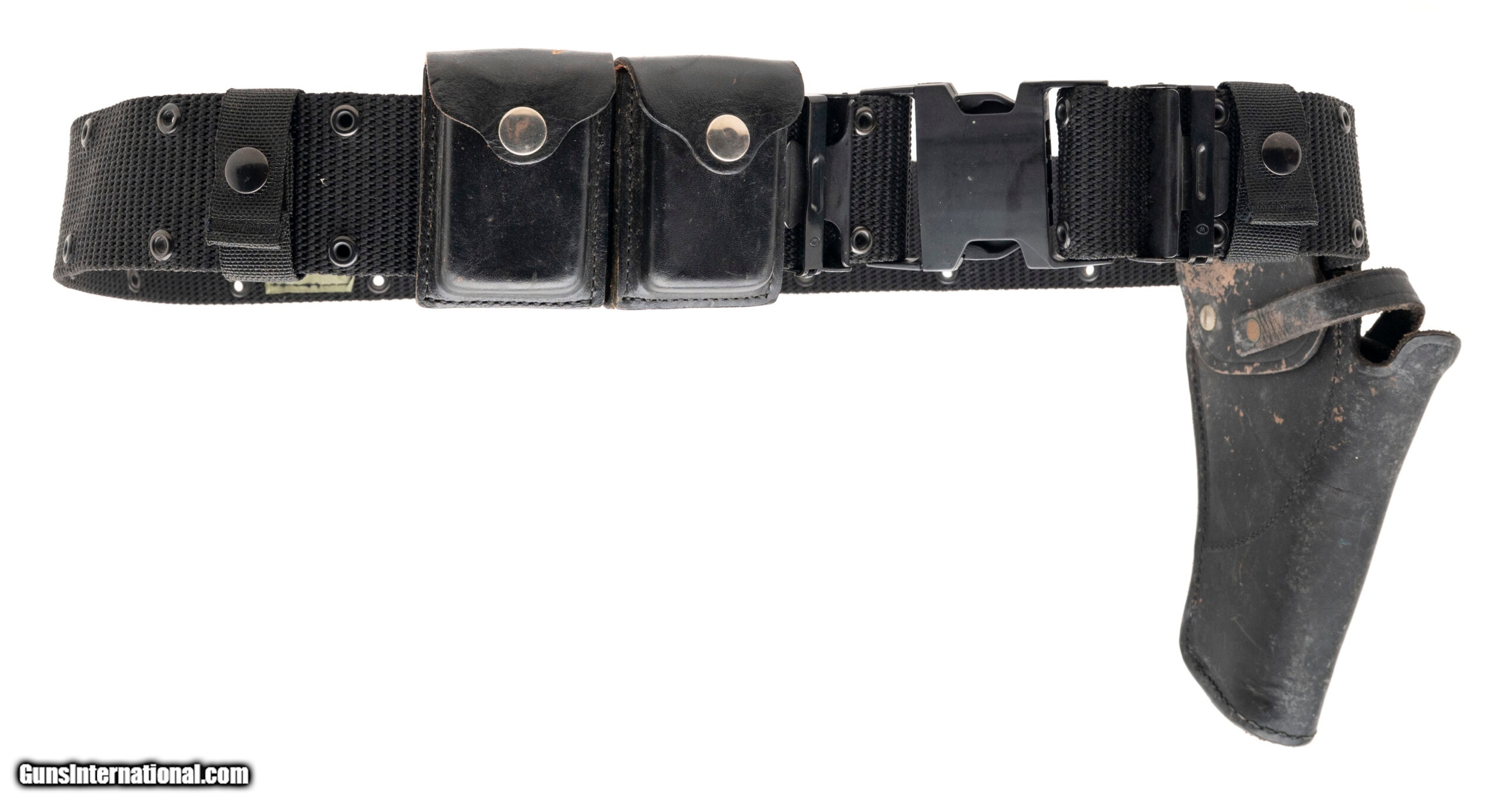 "USGI ALICE type pistol belt with leather holster (MIS3310)" for sale