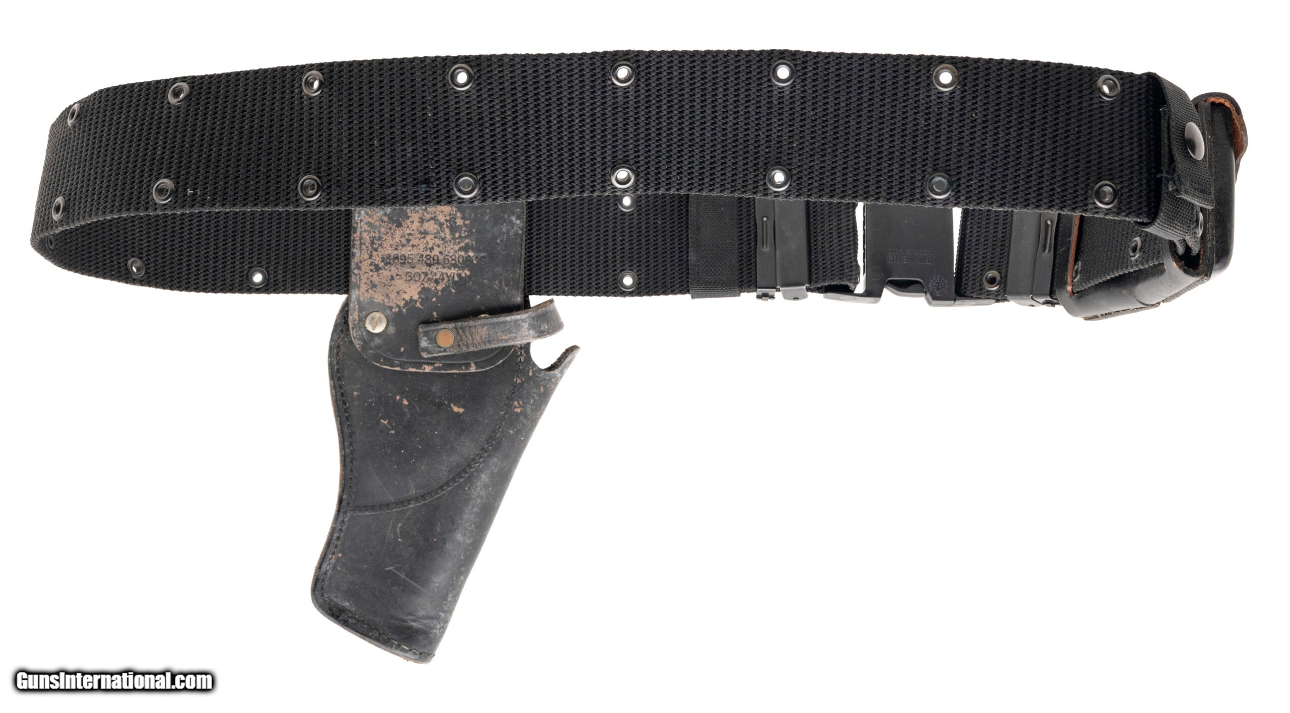 "USGI ALICE type pistol belt with leather holster (MIS3310)" for sale