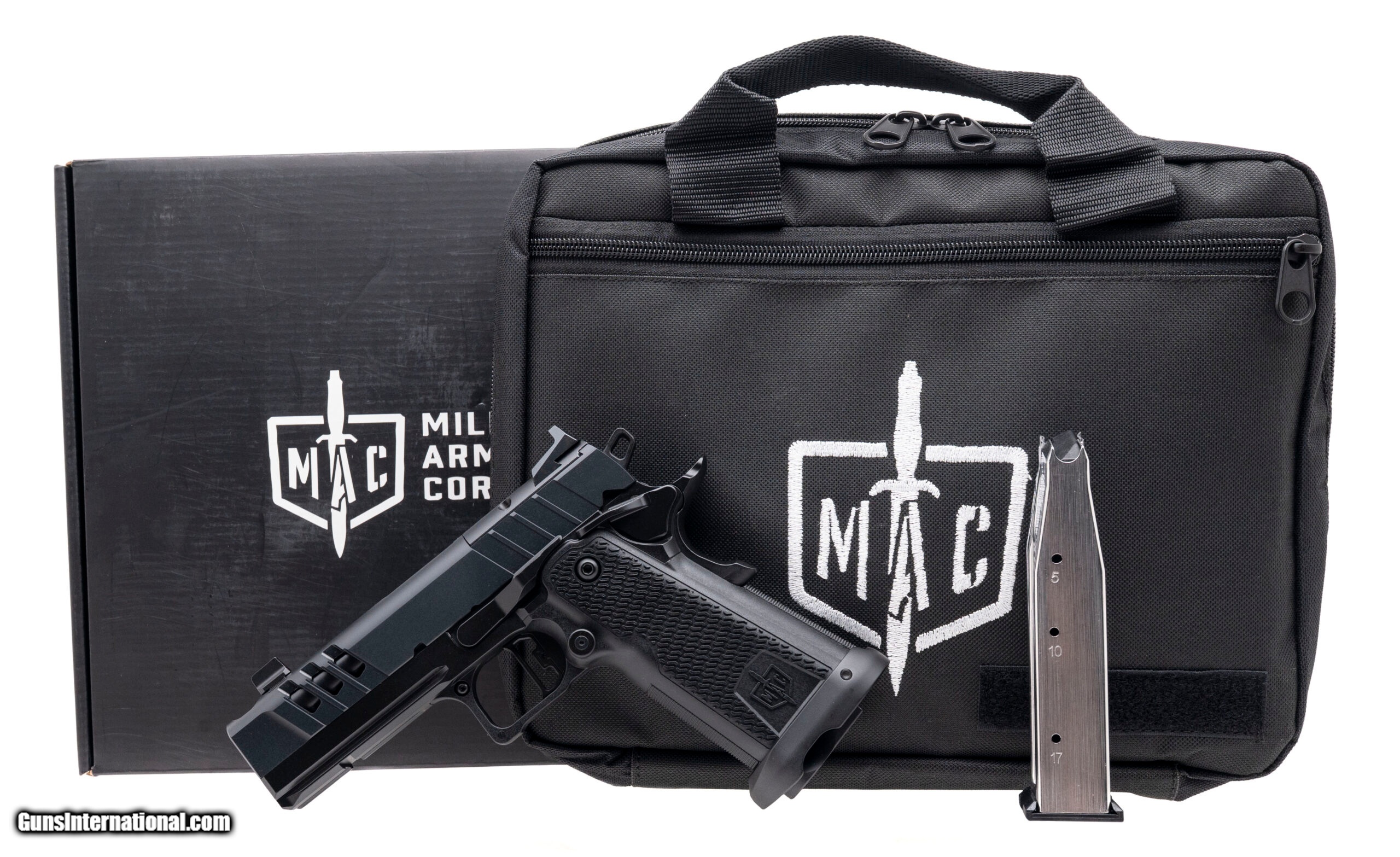 "(SN: T0620-25DM02222) Military Armament Corp MAC 9DS Comp Pistol 9mm ...