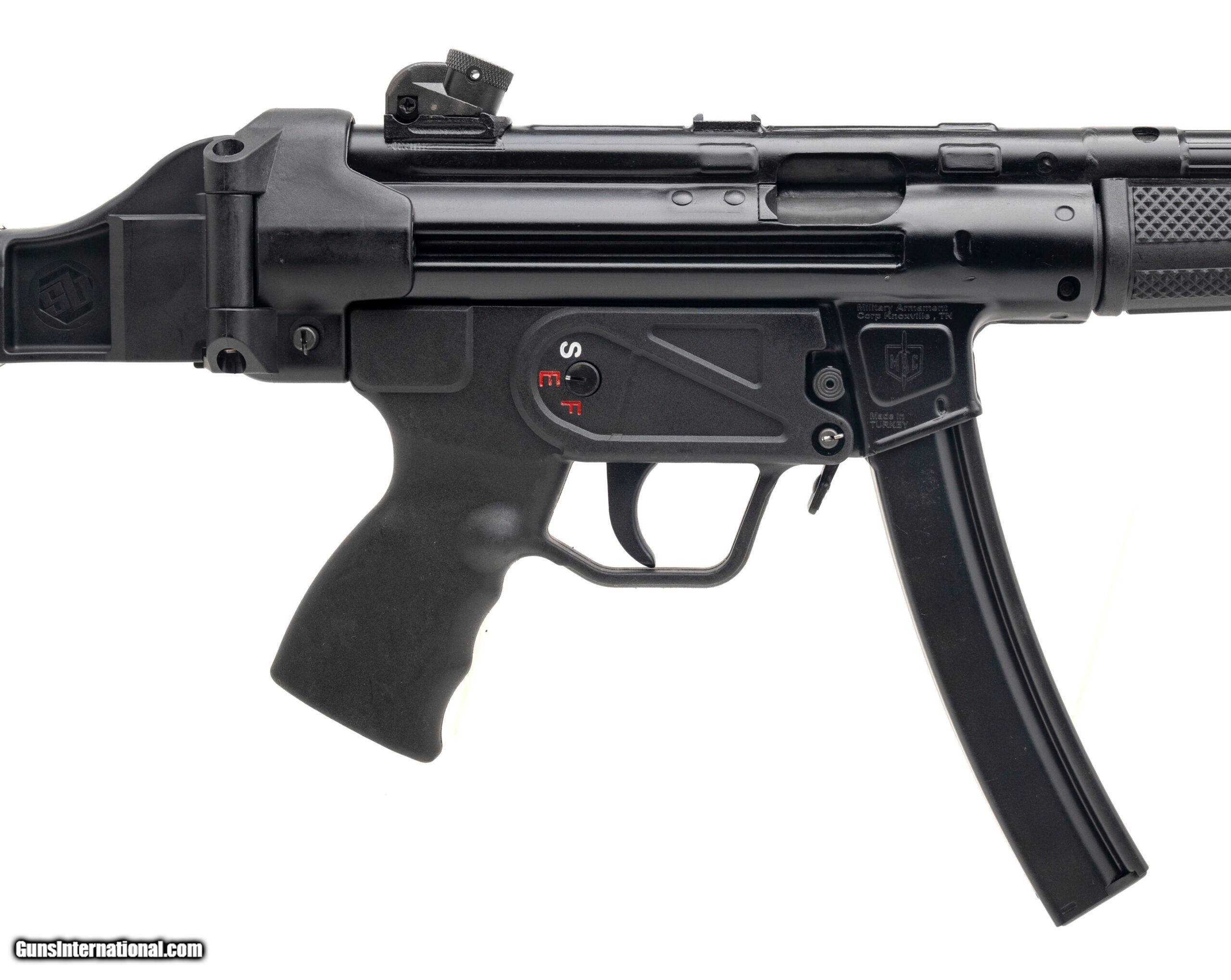 "(SN: TG161-25AC04876) Military Armament Corp MAC 5 Pistol 9mm (L2025 ...