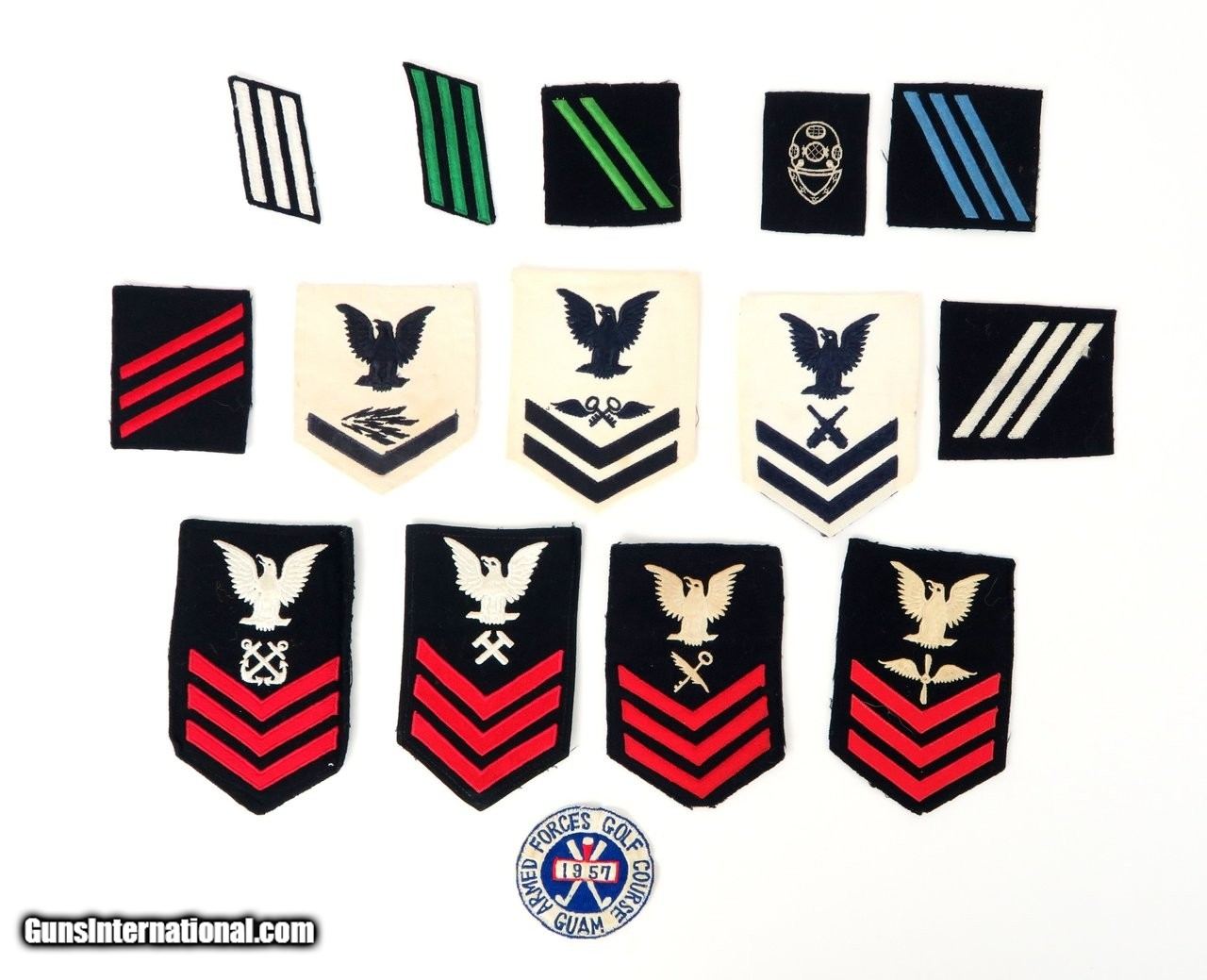 "Lot of Vintage U.S. Navy Rank Chevrons (MM860)"