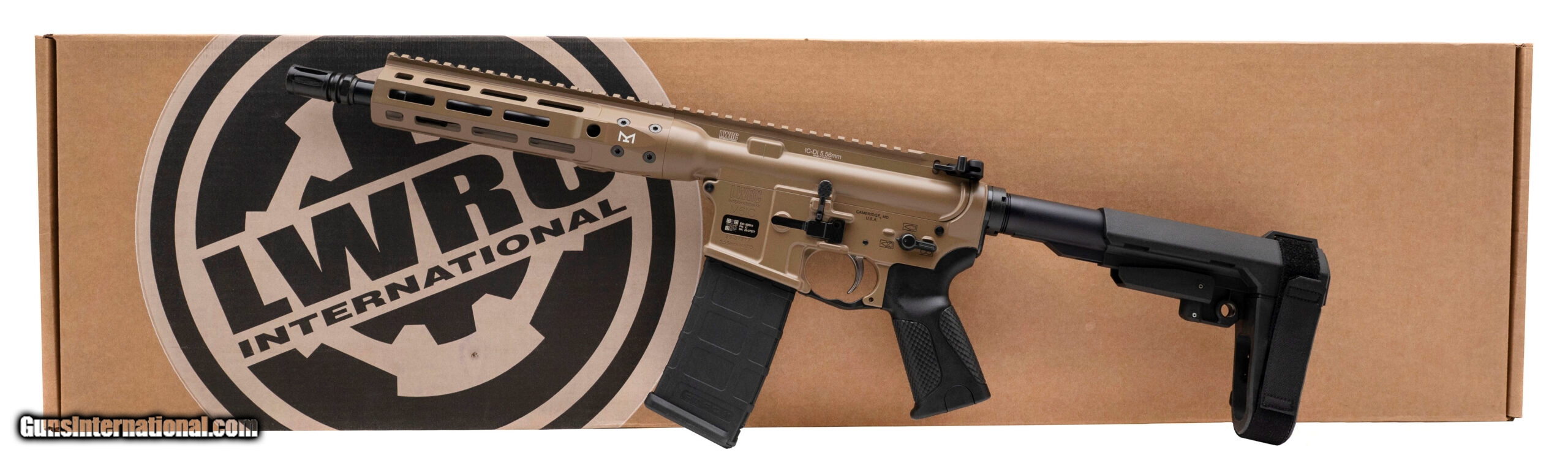 "(SN:25-36781) LWRC M6IC IC-DI Pistol 5.56 NATO (D2025-01616) NEW(DTX ...