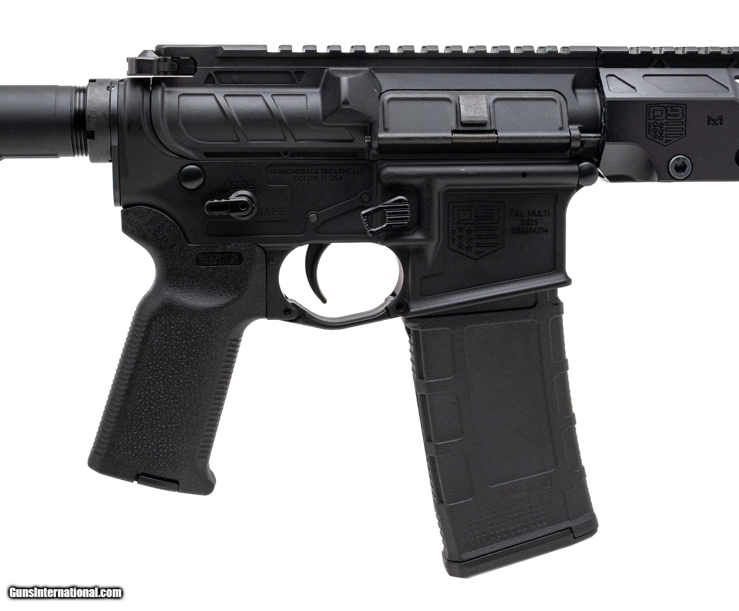 "(SN: DB3244394) Diamondback DB15 Pistol .300 Blackout (L2025-14887 ...