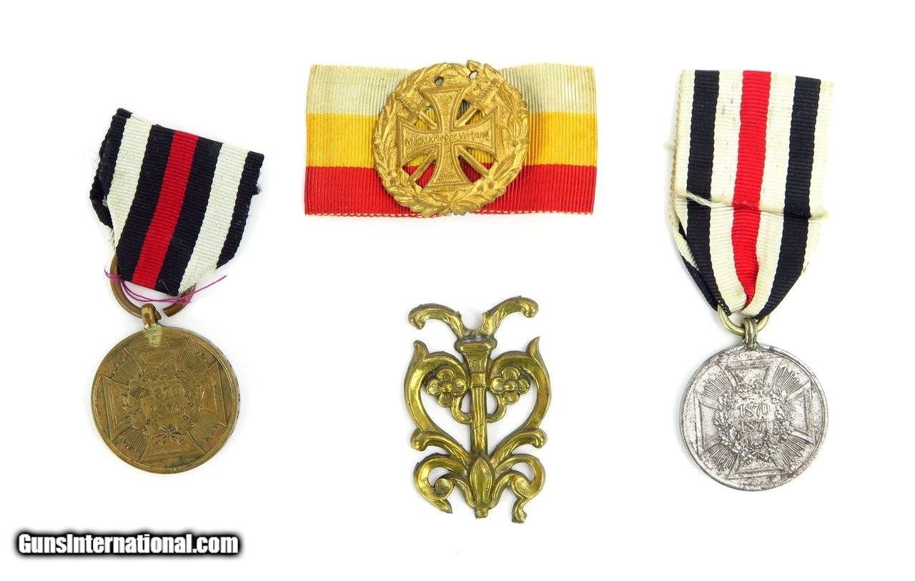 "Lot of Four Miscellaneous Imperial German Decorations (MM1054)"