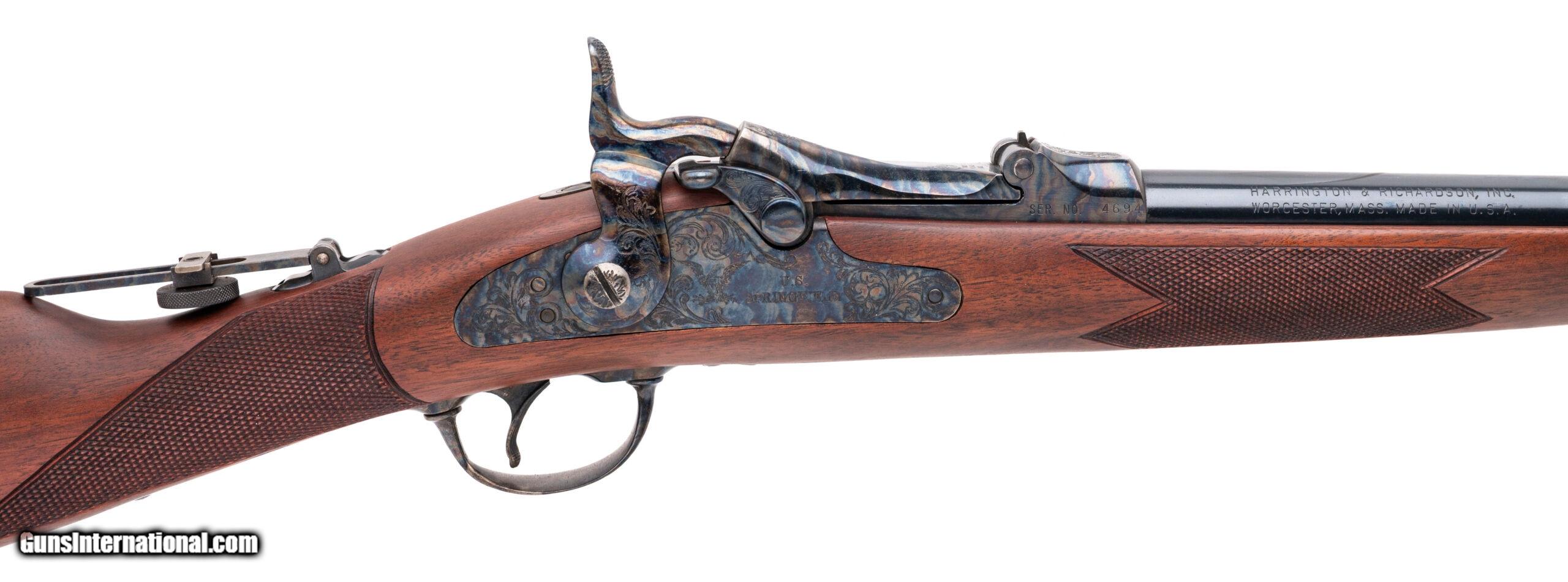 "HARRINGTON & RICHARDSON 1873 OFFICERS TRAP DOOR RIFLE 45-70 (L2026 ...