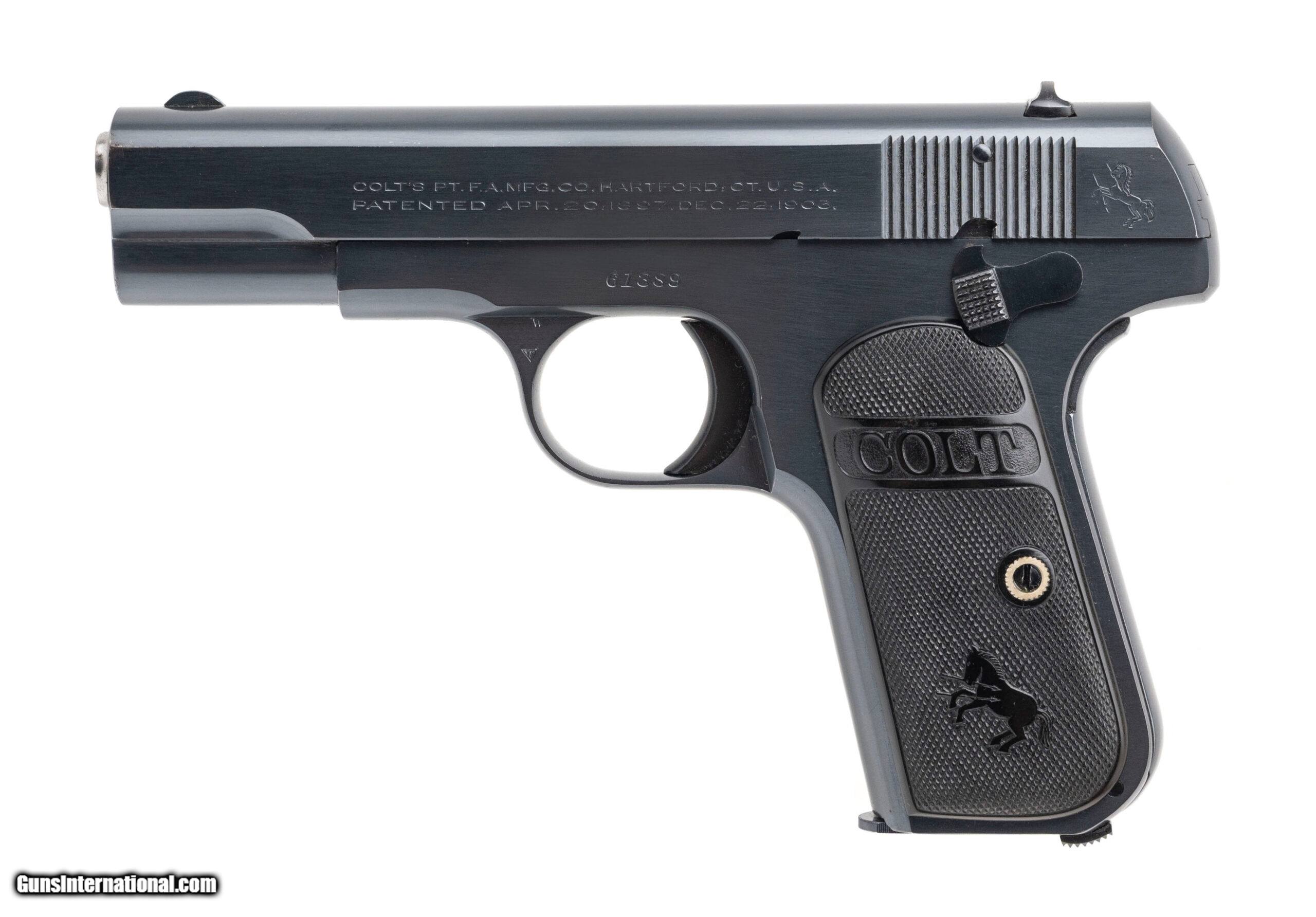 "COLT 1908 POCKET HAMMERLESS PISTOL 380 AUTO (L2026-00681)" for sale