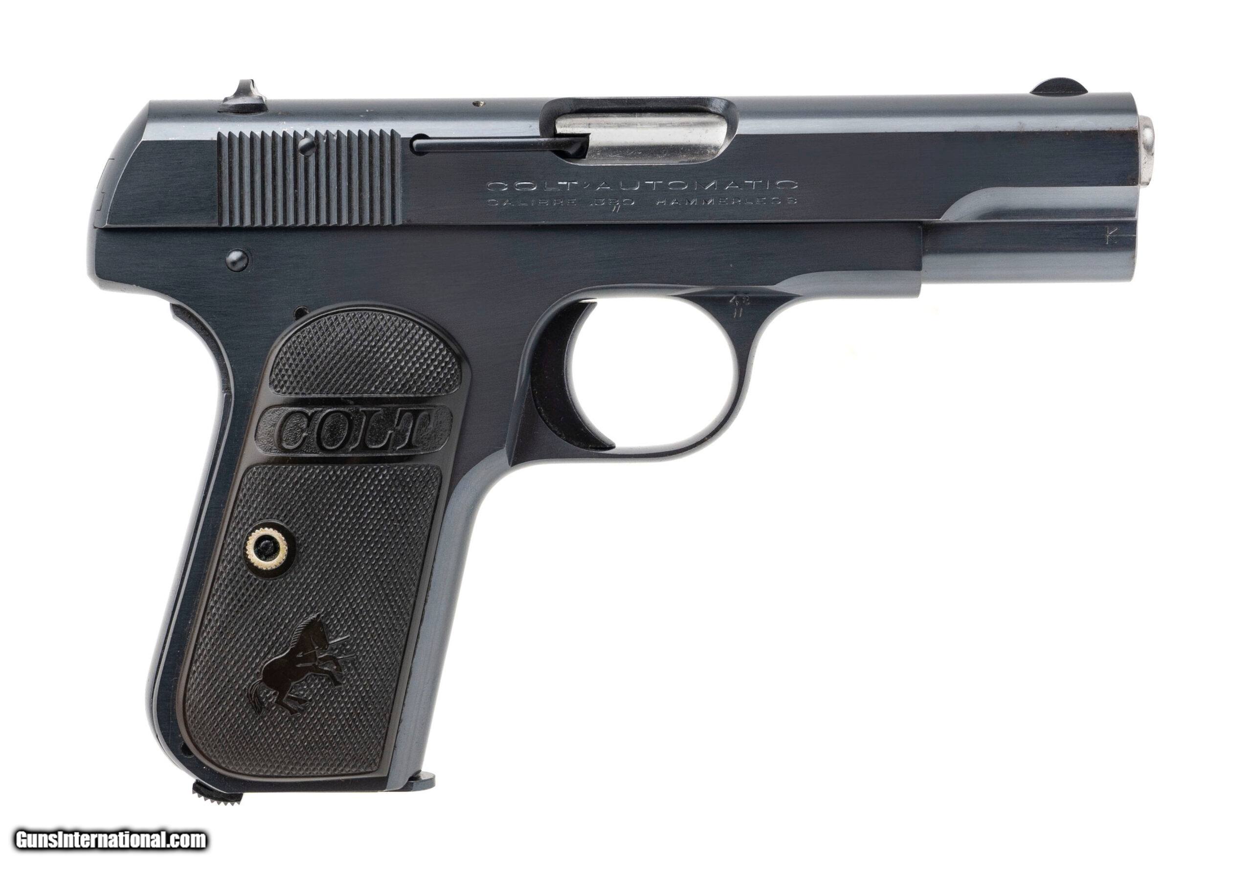 "COLT 1908 POCKET HAMMERLESS PISTOL 380 AUTO (L2026-00681)" for sale