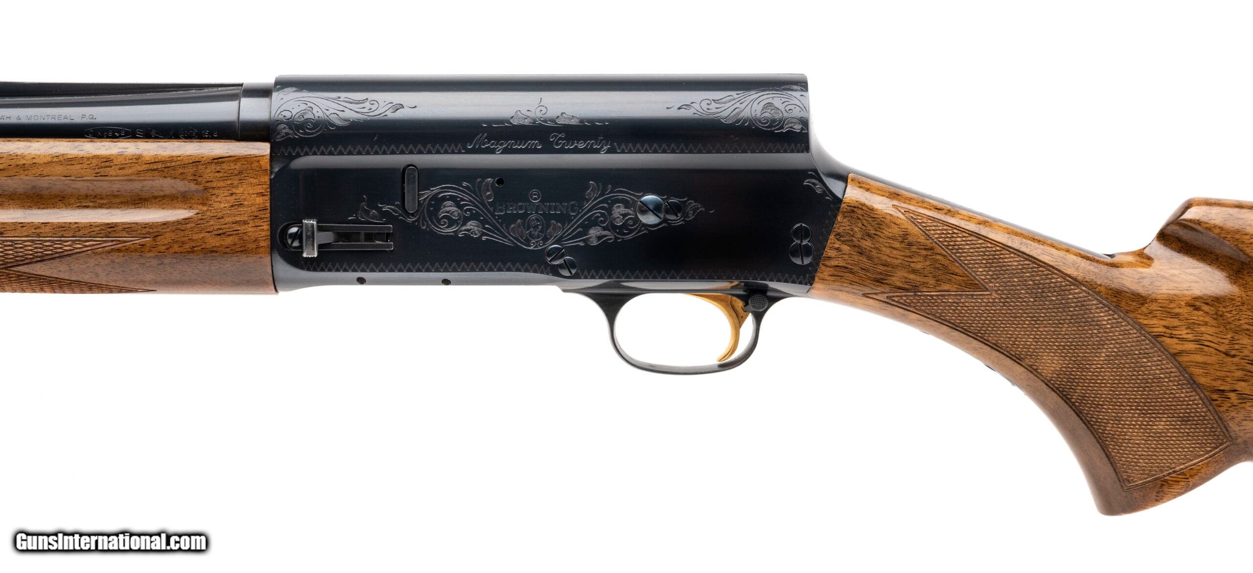 "BELGIUM BROWNING AUTO-5 ""MAGNUM TWENTY"" SHOTGUN 20 GAUGE (L2026 ...